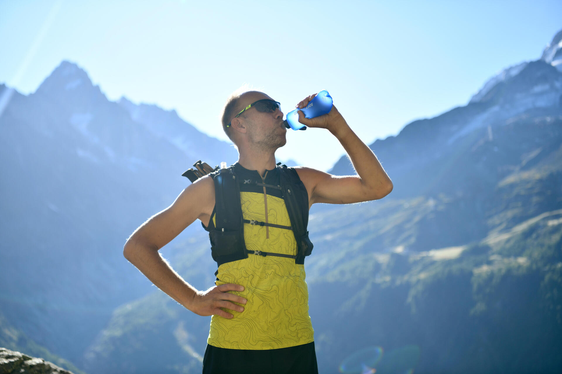 SA2020 SOFT RUNNING FLASK 500ML BLUE