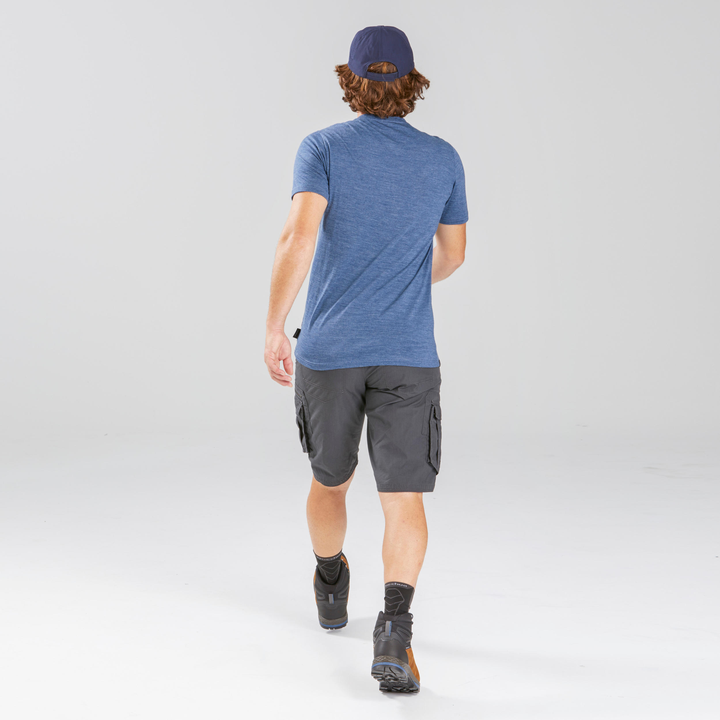 Travel 100 Hiking Cap - Adults - Asphalt blue‎, Carbon grey‎ - Forclaz ...