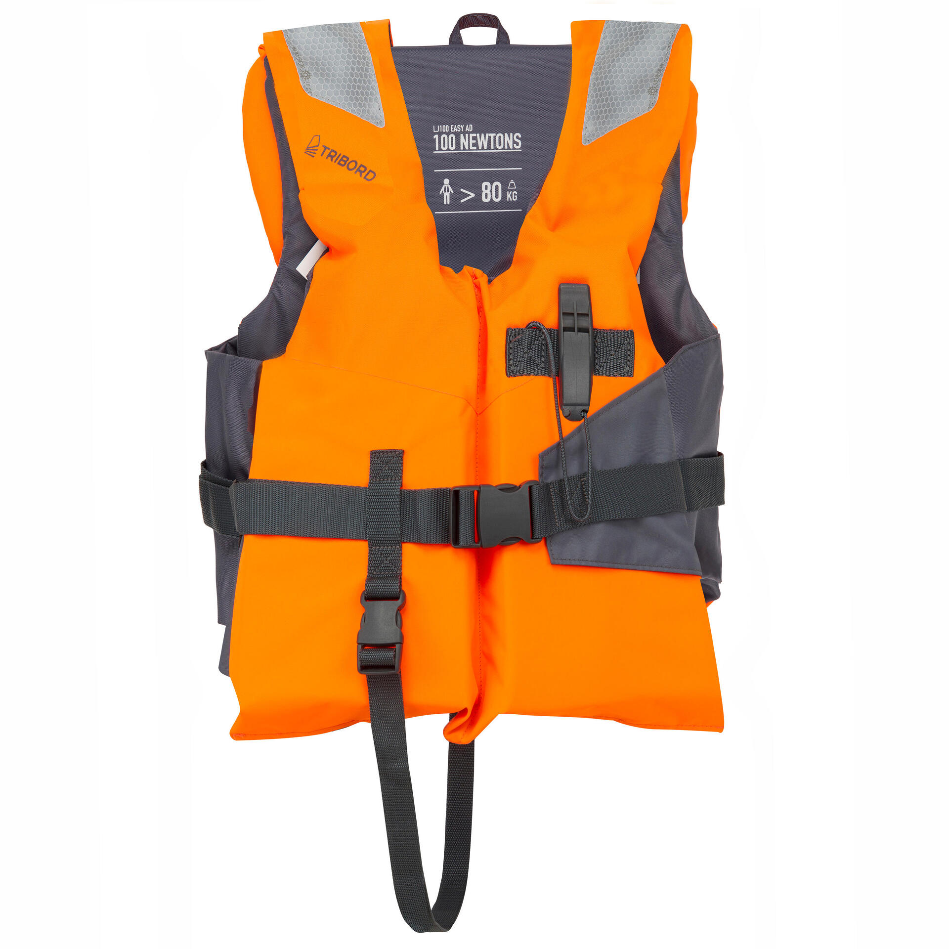 Adult Life Jacket Orange - 100N Buoyancy - LJ100N