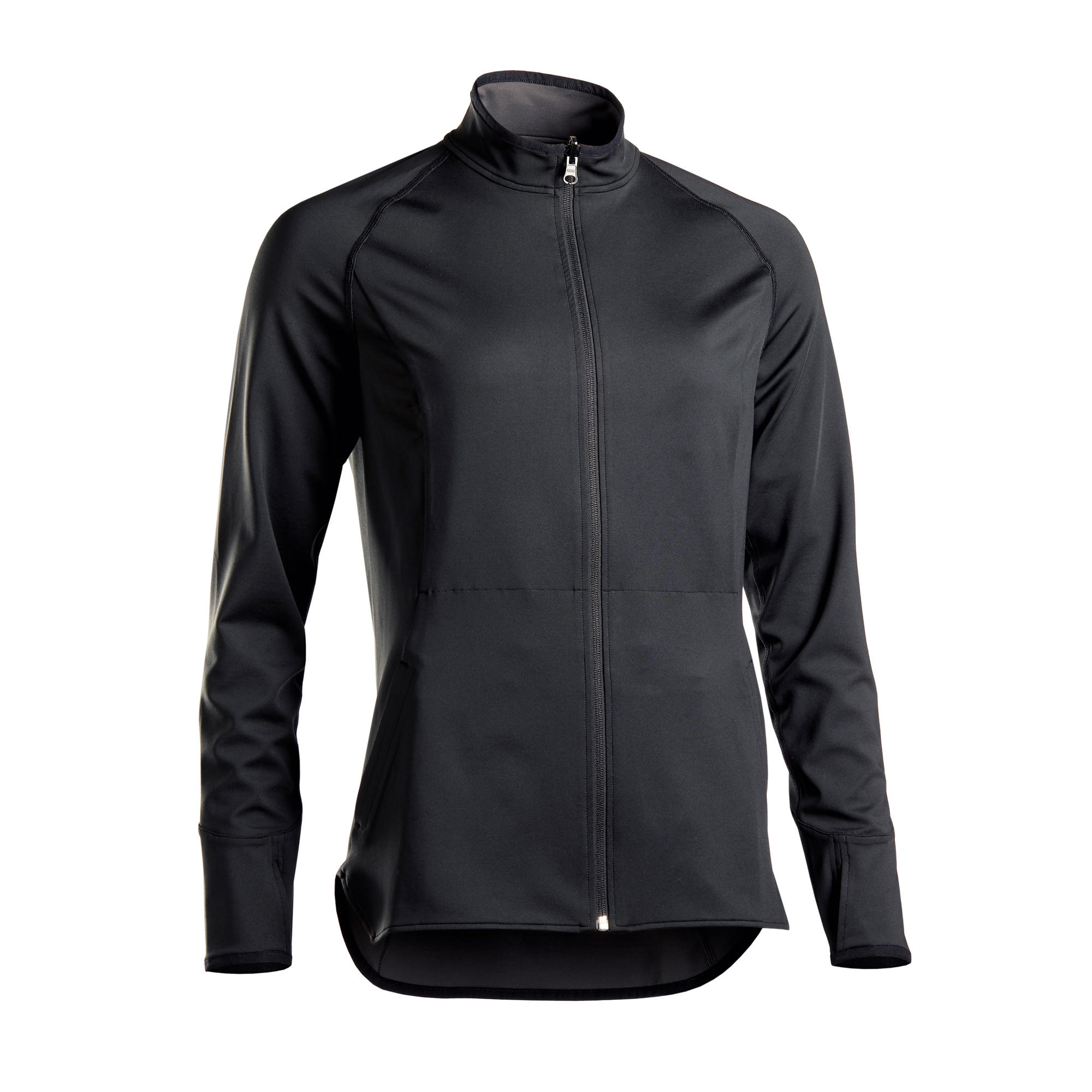 Reversible Dynamic Yoga Jacket - Black/Grey | Domyos by Decathlon