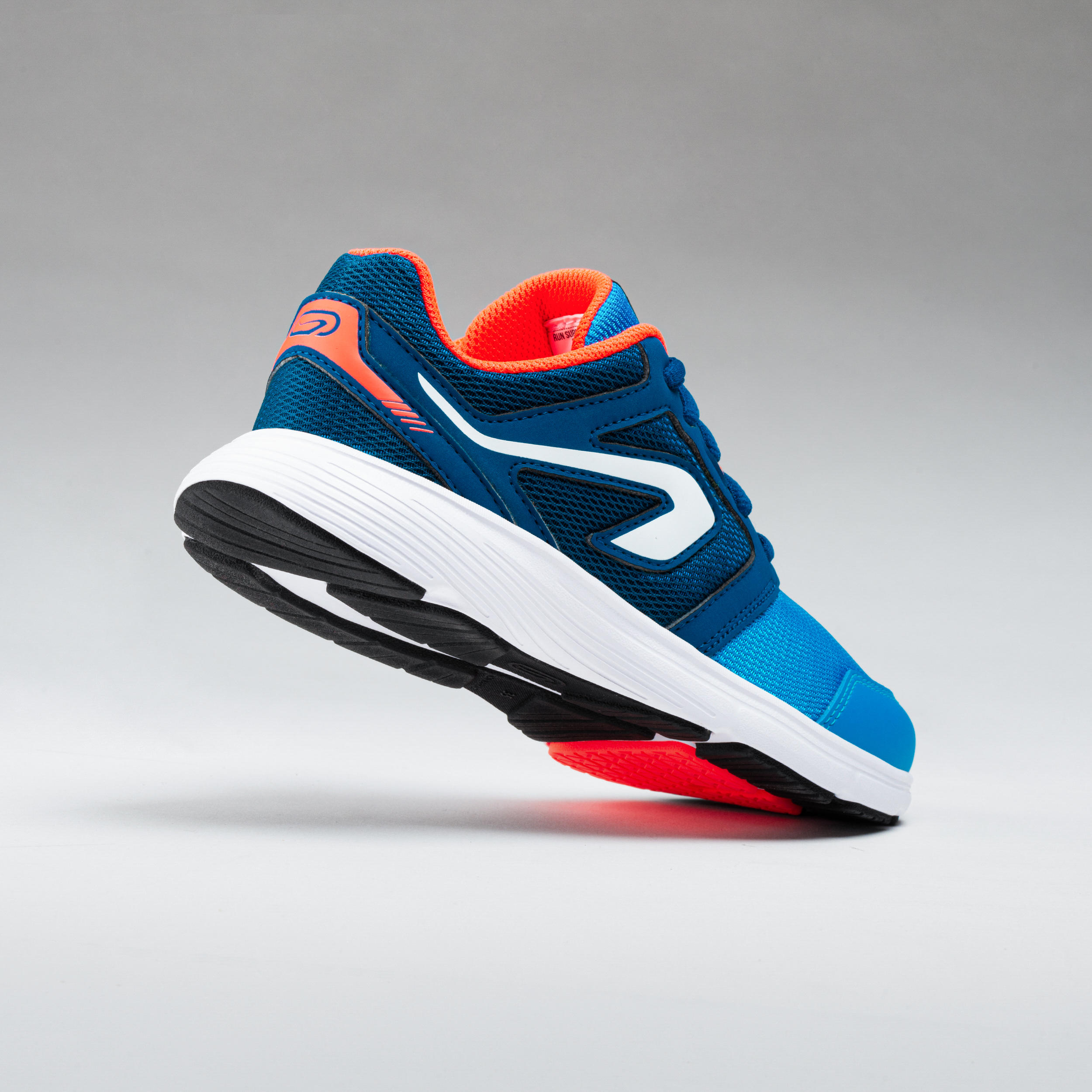 RUN SUPPORT KIDS' ATHLETICS SHOES LACES - TURQUOISE/NEON RED - Decathlon