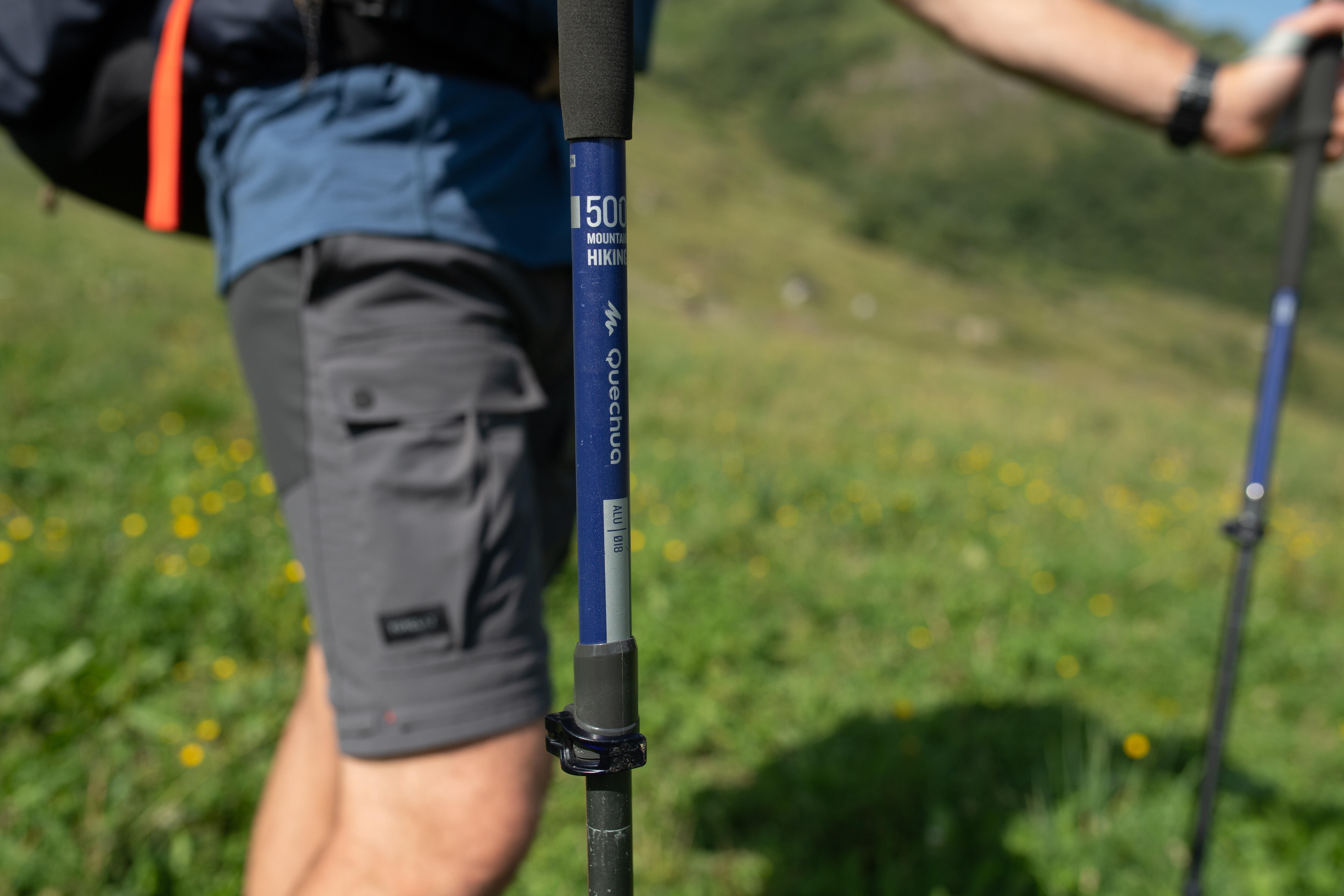 Hiking Pole with Quick and Precise Adjustment MH500 - Grey