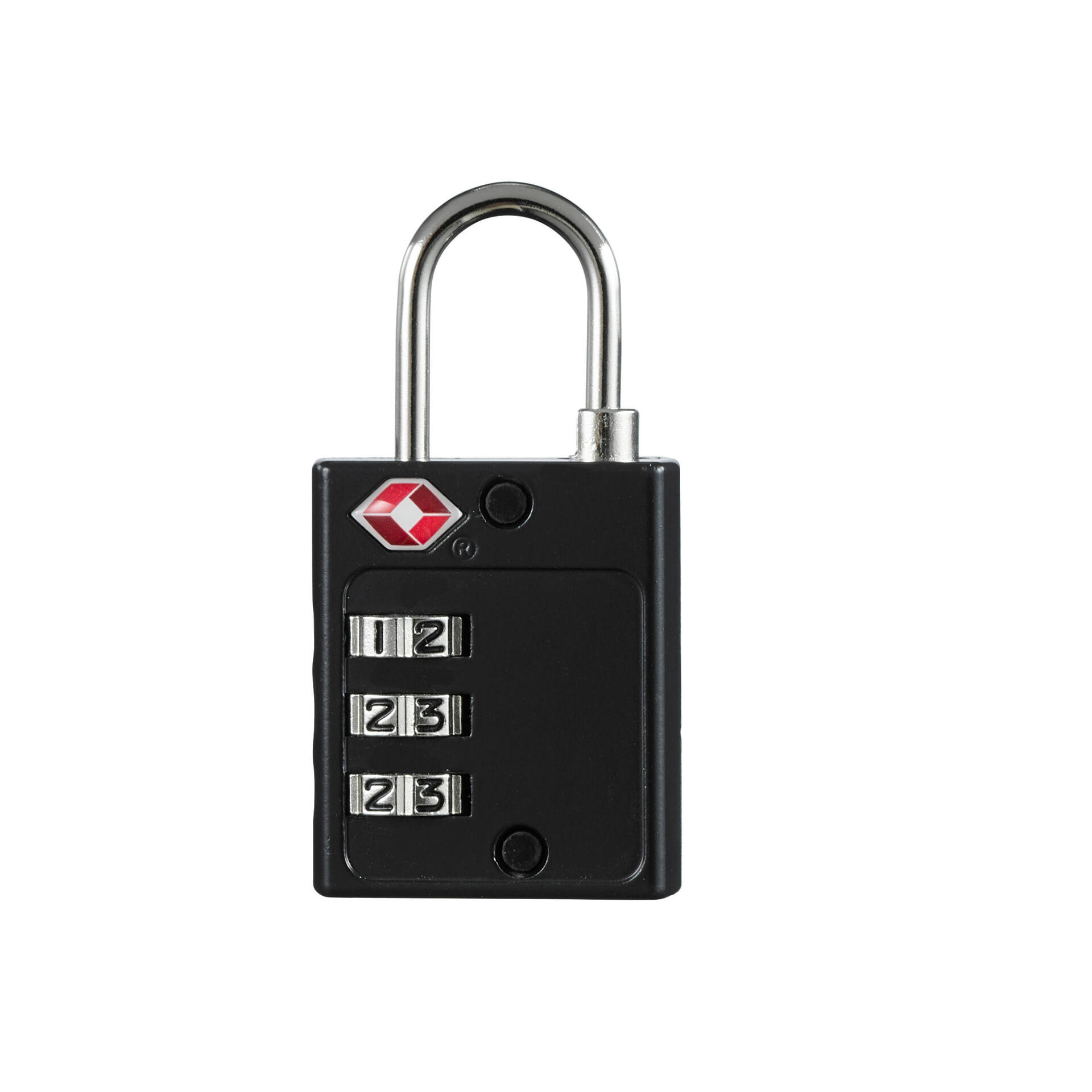 Travel Trekking Combination Padlock TRAVEL TSA Black