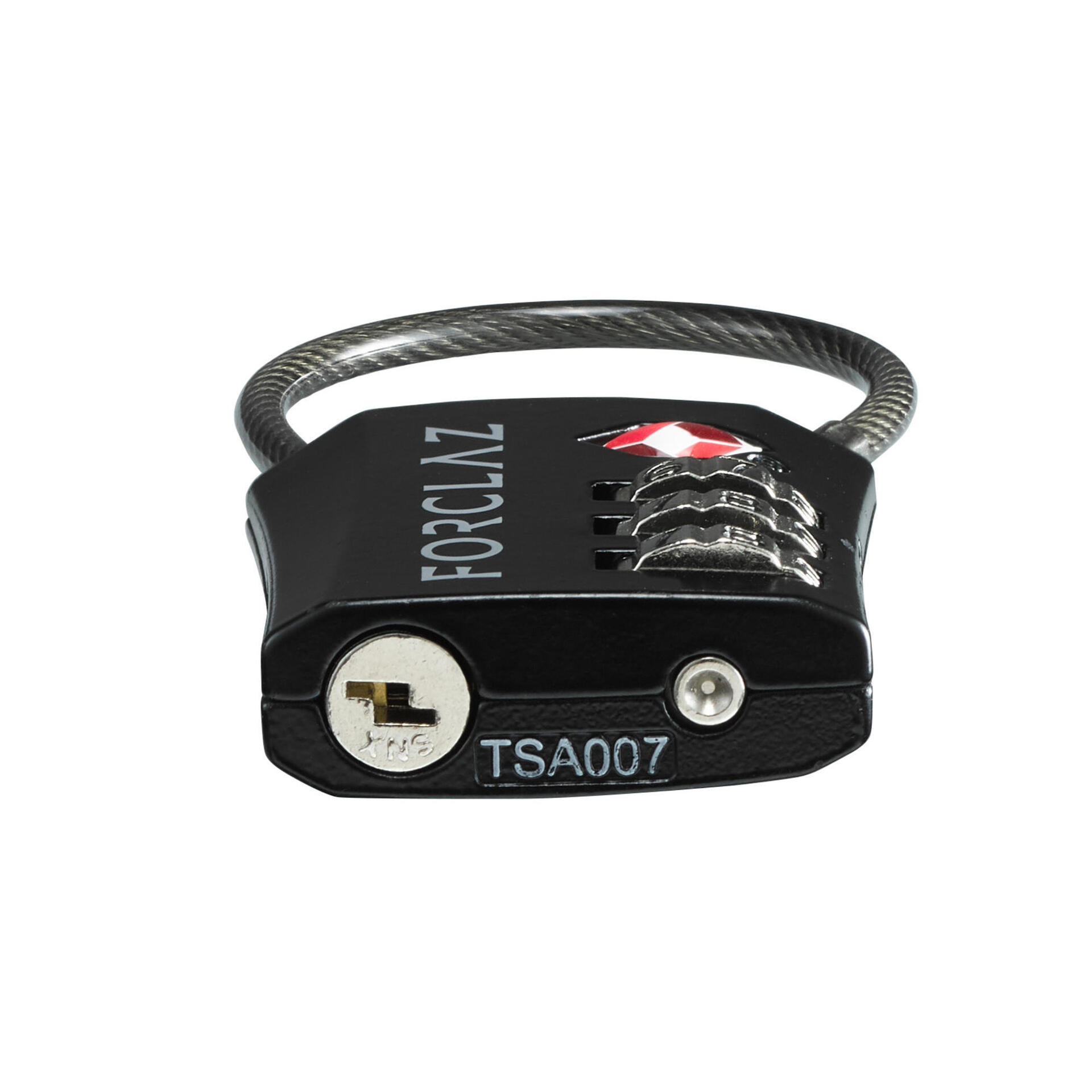 CODE CABLE LOCK - TRAVEL TSA - black