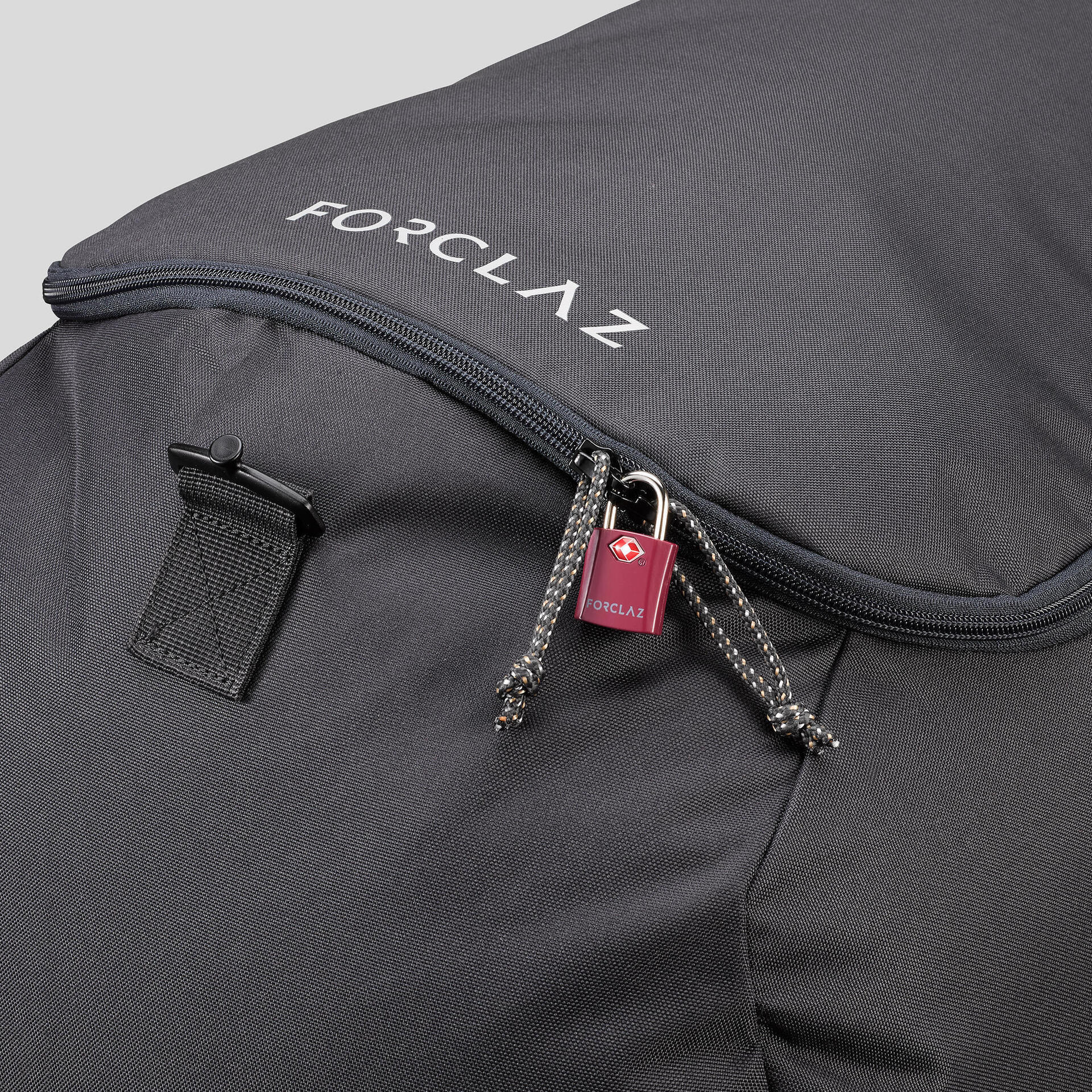 Trekking 40-90L Plane Bag Cover Forclaz Travel - Carbon Grey