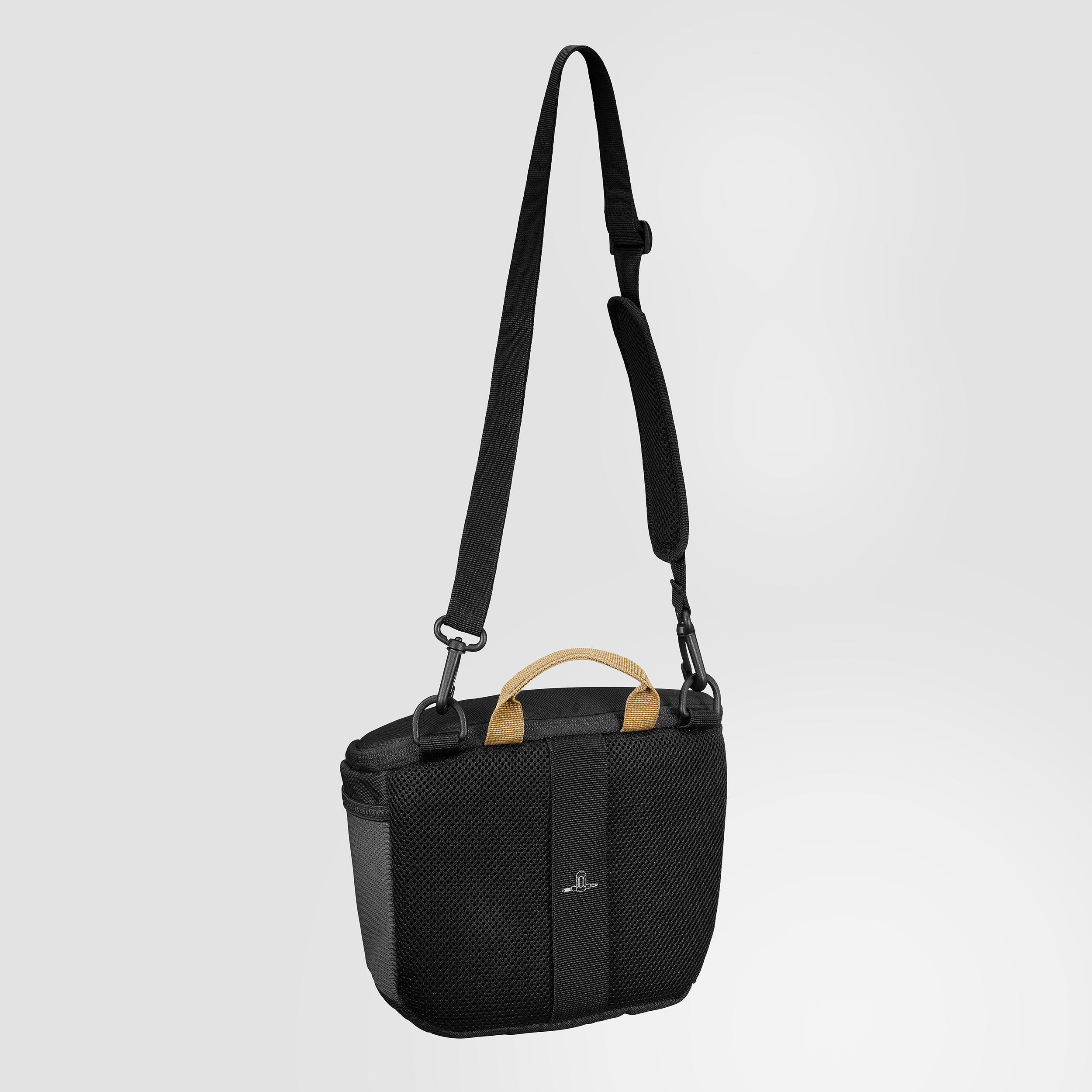 Trekking Camera Bag Carry Case Forclaz Travel - Black