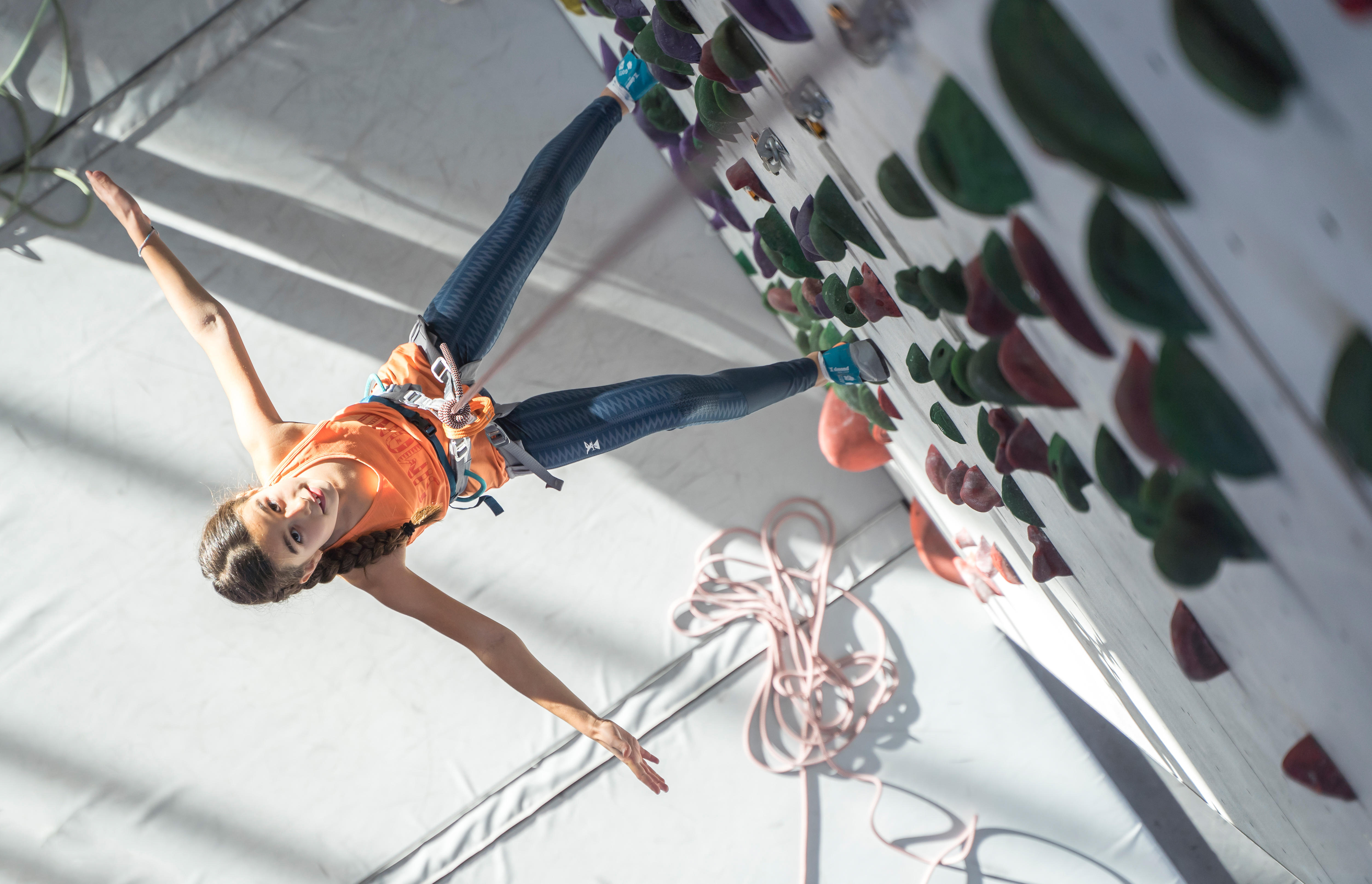 INDOOR CLIMBING ROPE 10 MM x 35 M - COLOUR RED