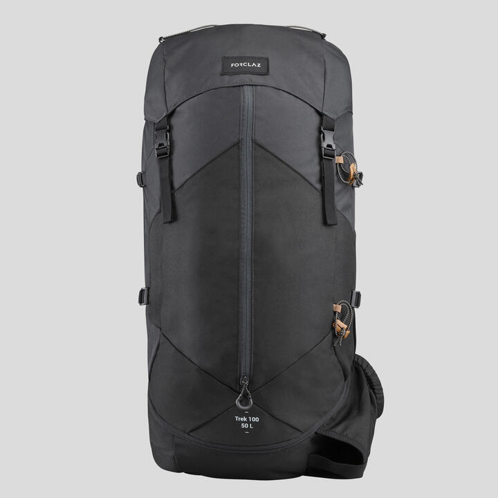 Sac à dos de trekking homme 50 l - mt100 easyfit FORCLAZ | Decathlon