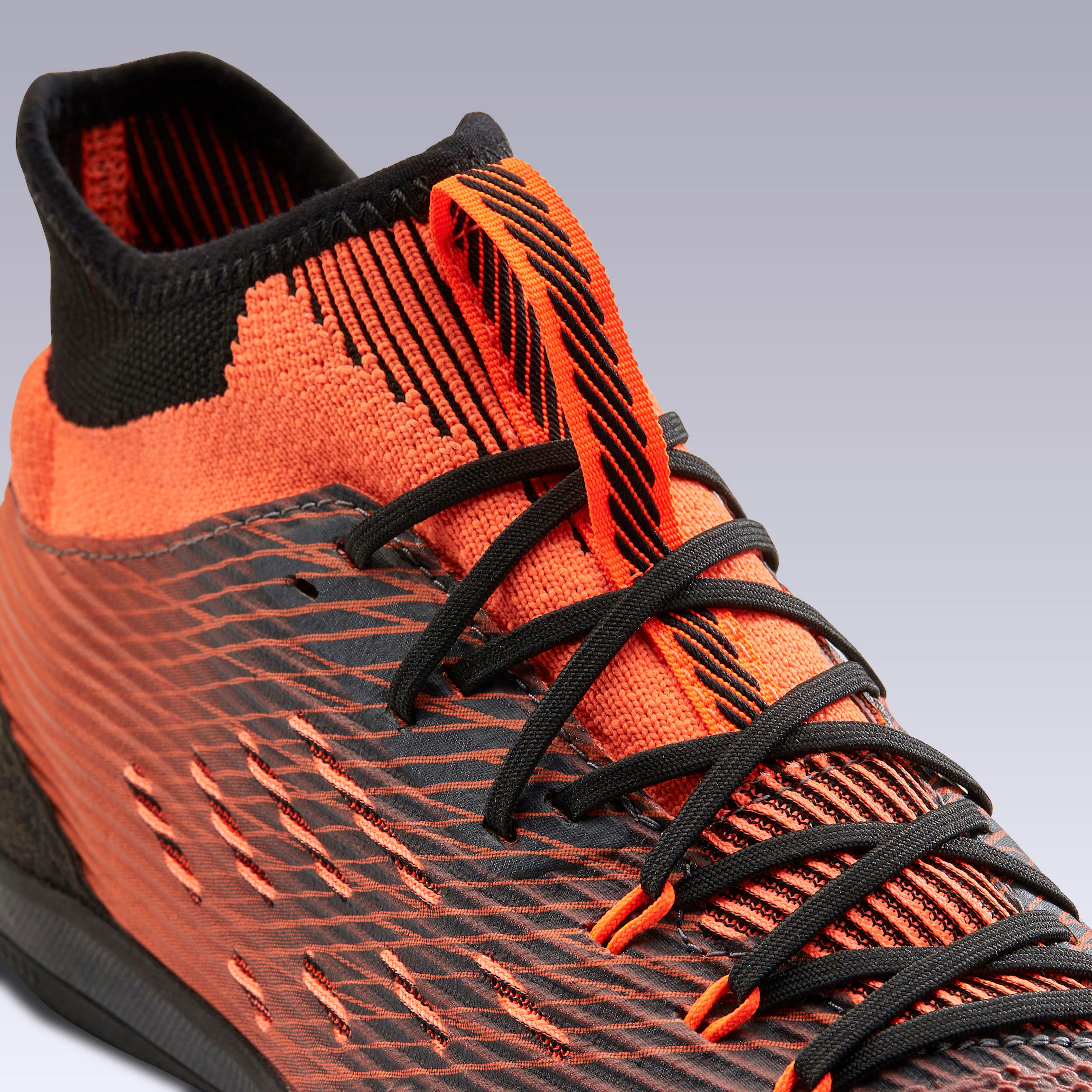 Zapatillas Fútbol Sala Niños Kipsta Ginka 900 Mid naranja | Decathlon
