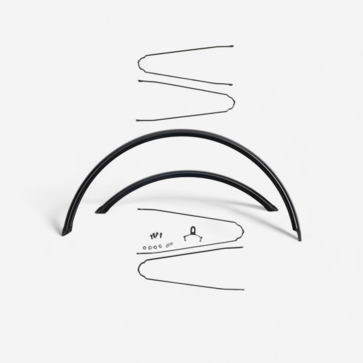 28" Mudguard Elops 300 - Black - Decathlon