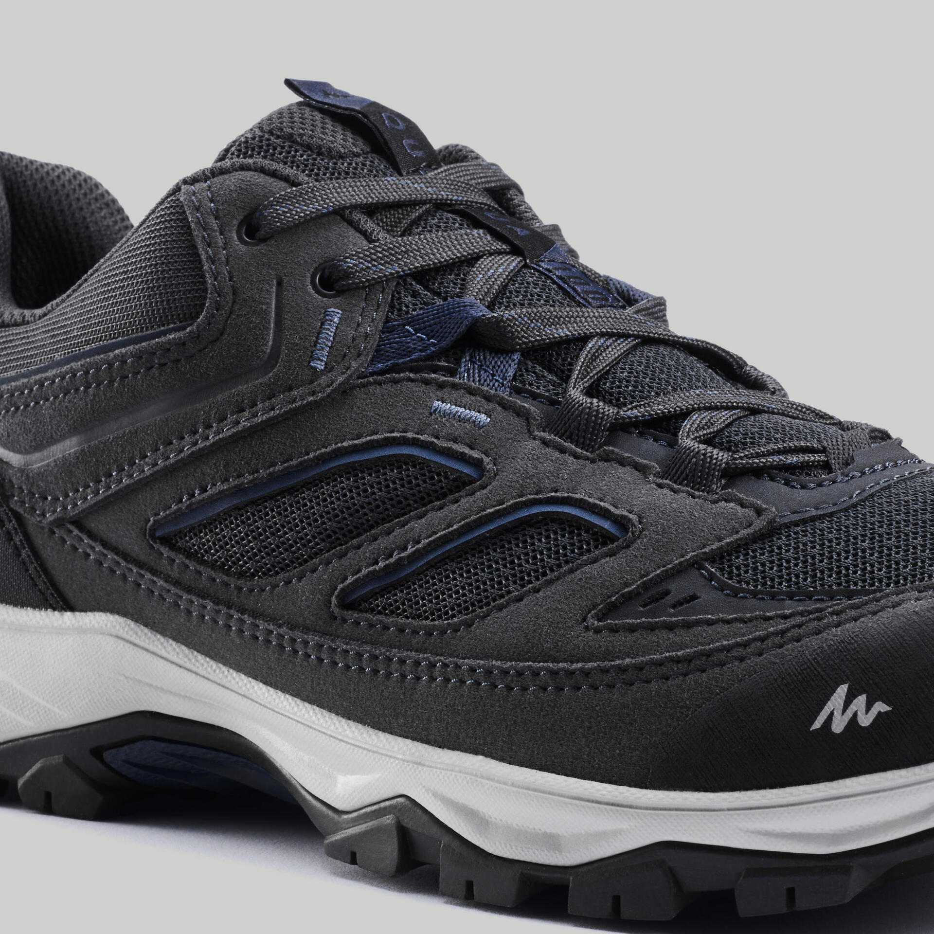 Men's Mountain Hiking Shoes - MH100 - Grey