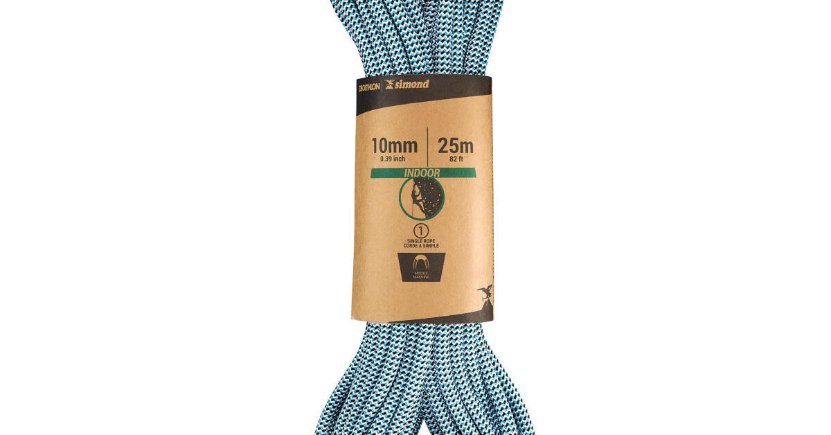 CORDE INDOOR 10MM x 25M BLEU