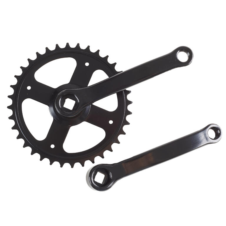 Single Chainwheel 36 Tooth w/ 140 mm Cranks