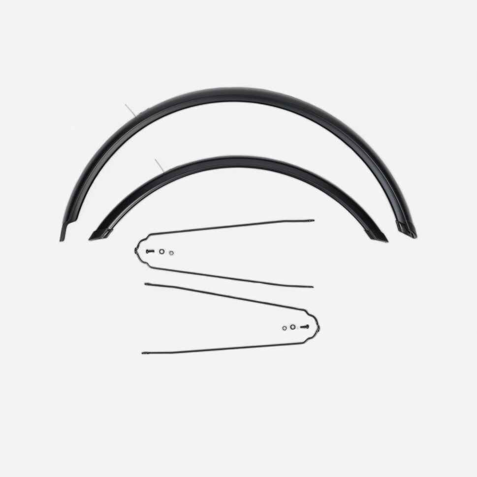 Schutzblech-Set 24 Zoll (paarweise, ohne Schrauben) schwarz | BTWIN ...