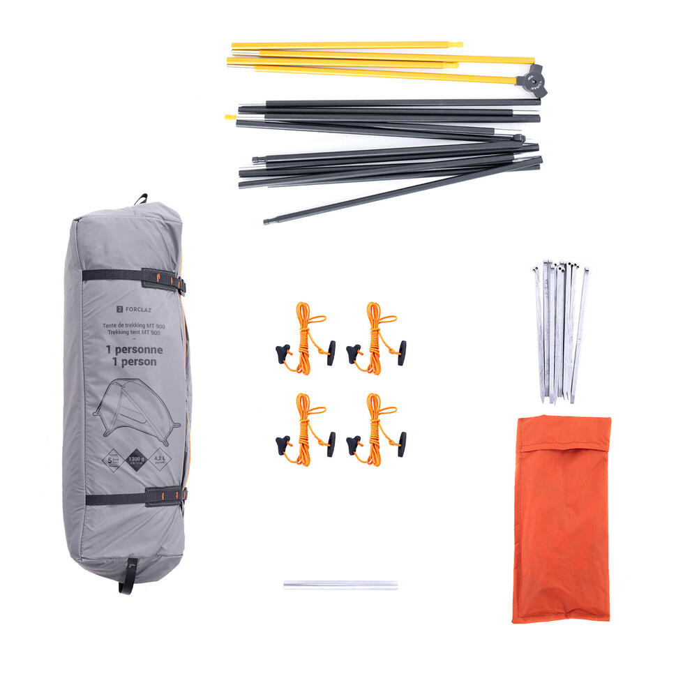 Namiot trekkingowy kopułowy Simond MT900 dla 1 osoby SIMOND | Decathlon