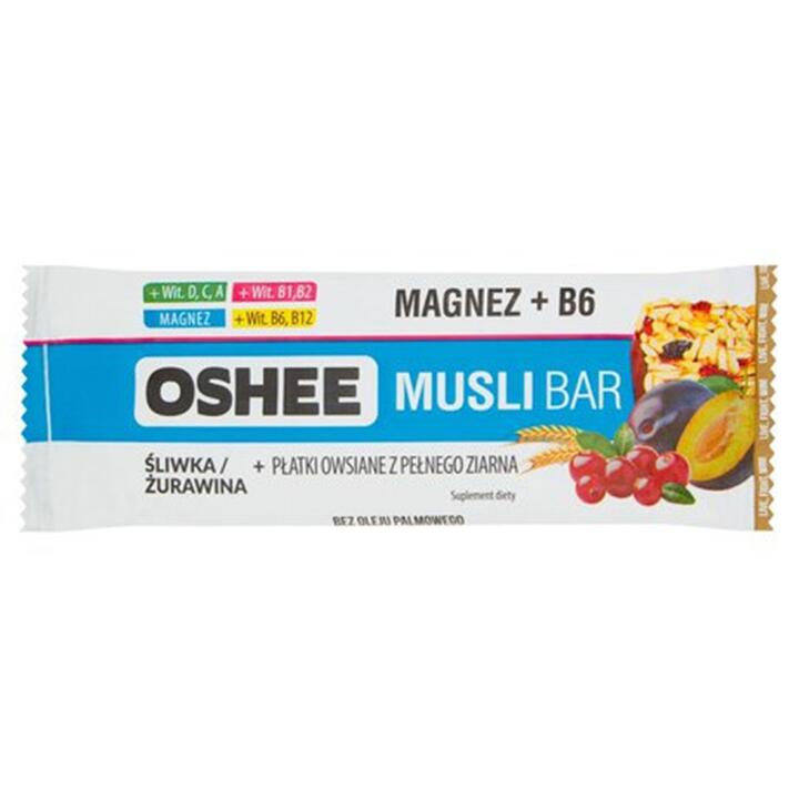 Baton zbożowy śliwka żurawina 40 g OSHEE | Decathlon