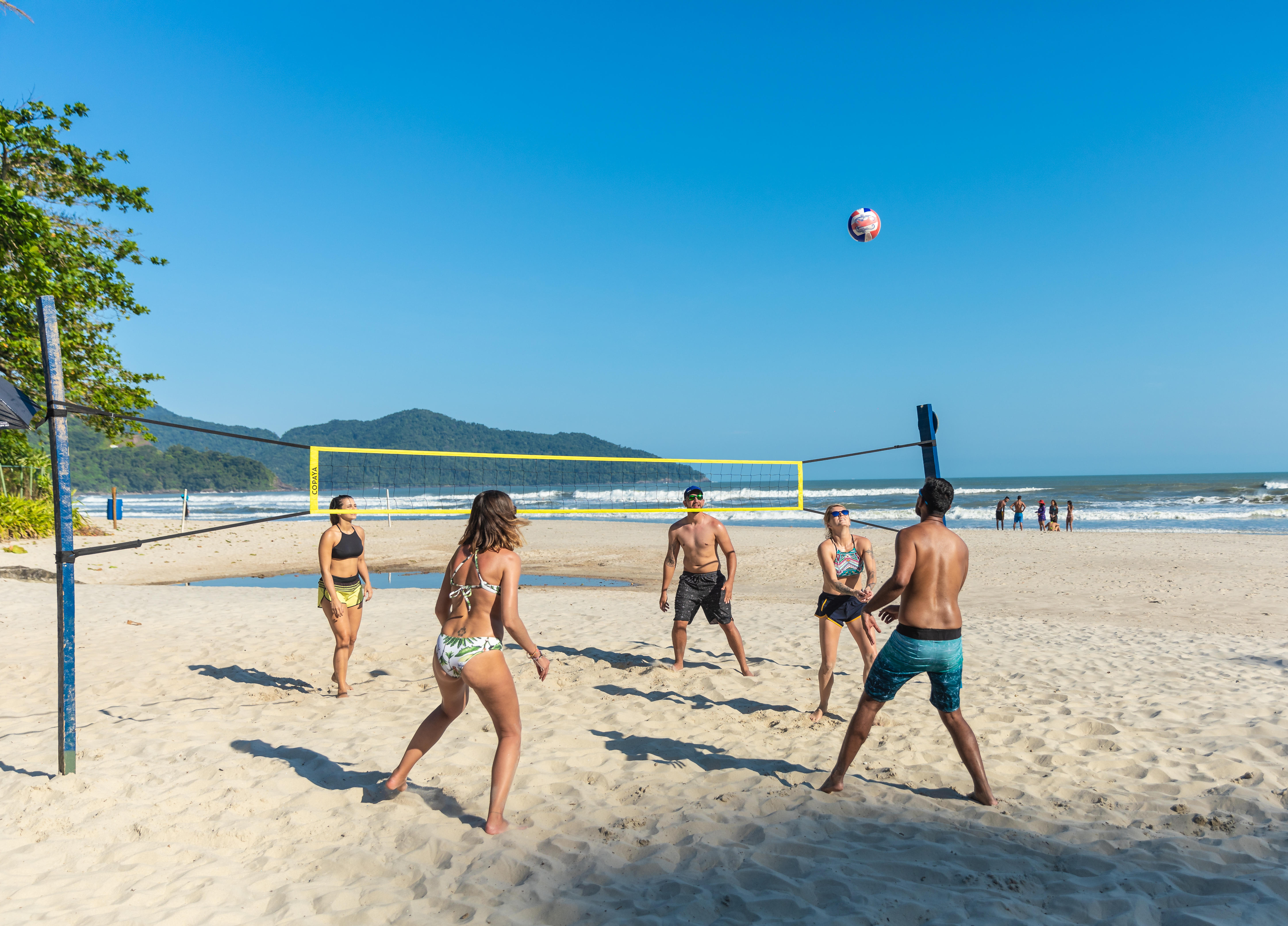Beach Volleyball Net Copaya BV100 - Yellow