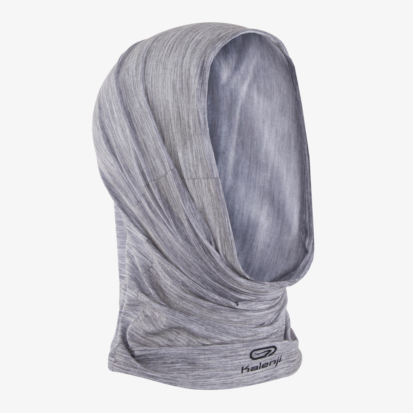 KIPRUN unisex running neck warmer/multi-function headband - mottled grey