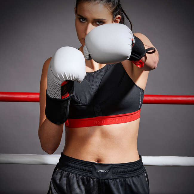 OUTSHOCK Boxing 2-In-1 Sports Bra: Support and Protection...