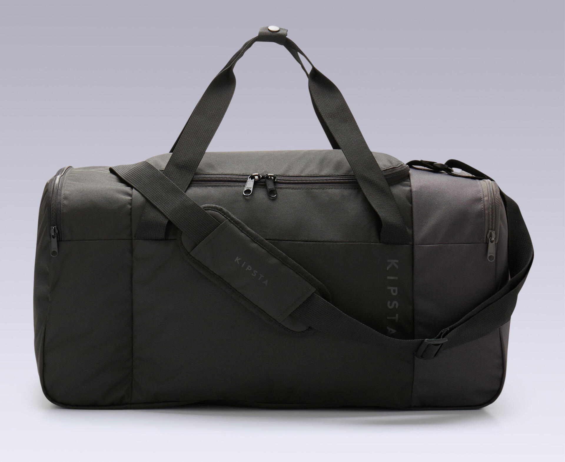 55L Sports Bag Kipsta Essential - Black