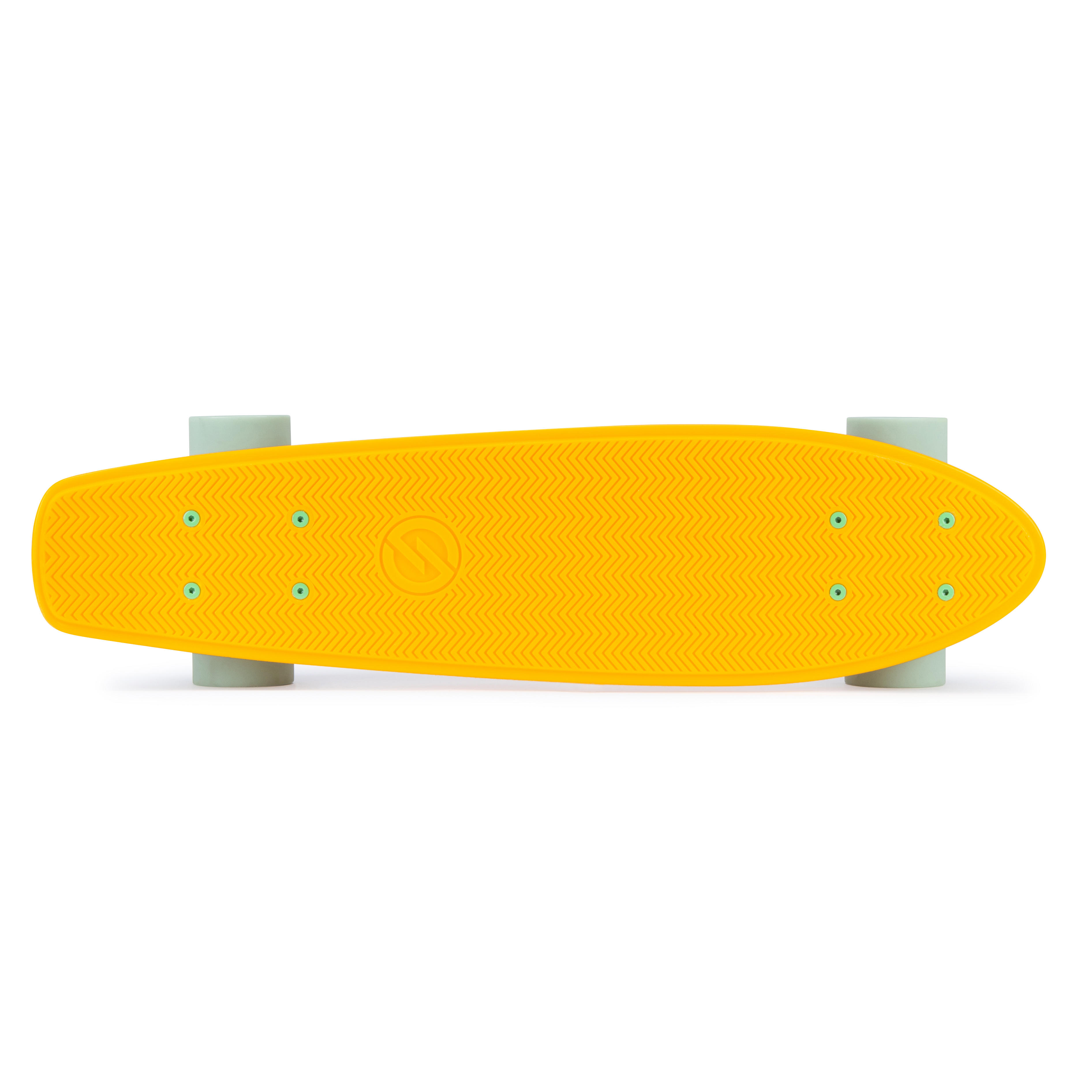 Skateboard Cruiser Yamba 100 žuto-zeleni - Decathlon