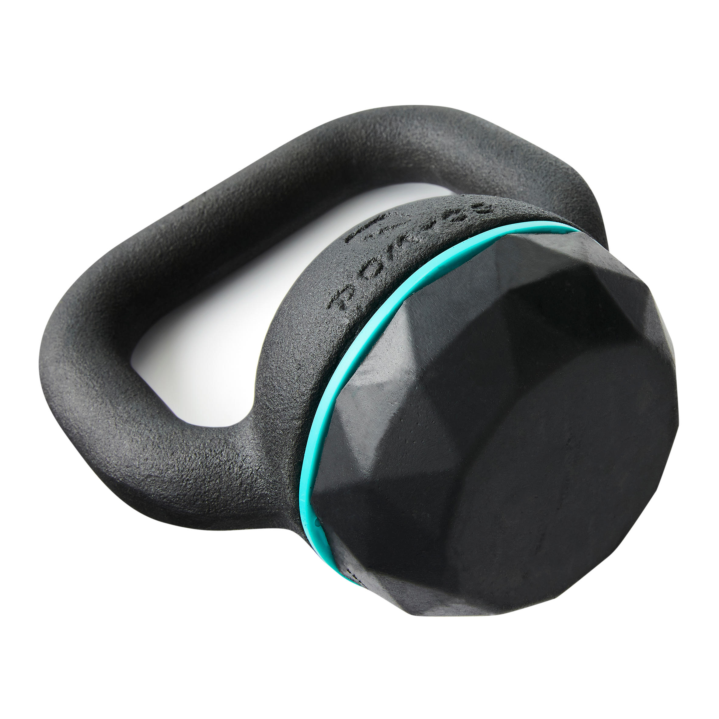 Cast Iron Kettlebell with Rubber Base 6 kg, Partially Recycled Cast ...