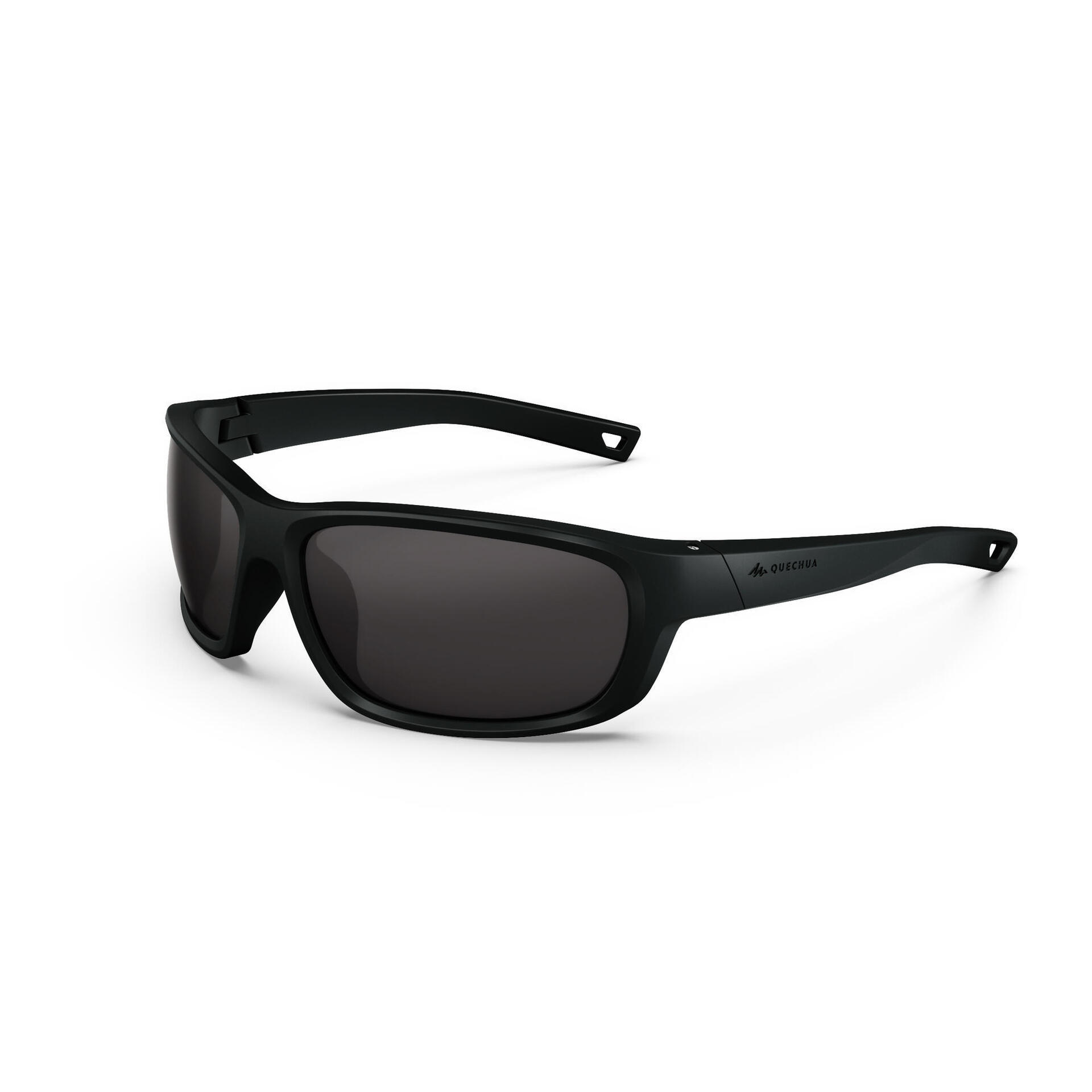 Mountain Hiking Category 3 Sunglasses Quechua MH500 - Black