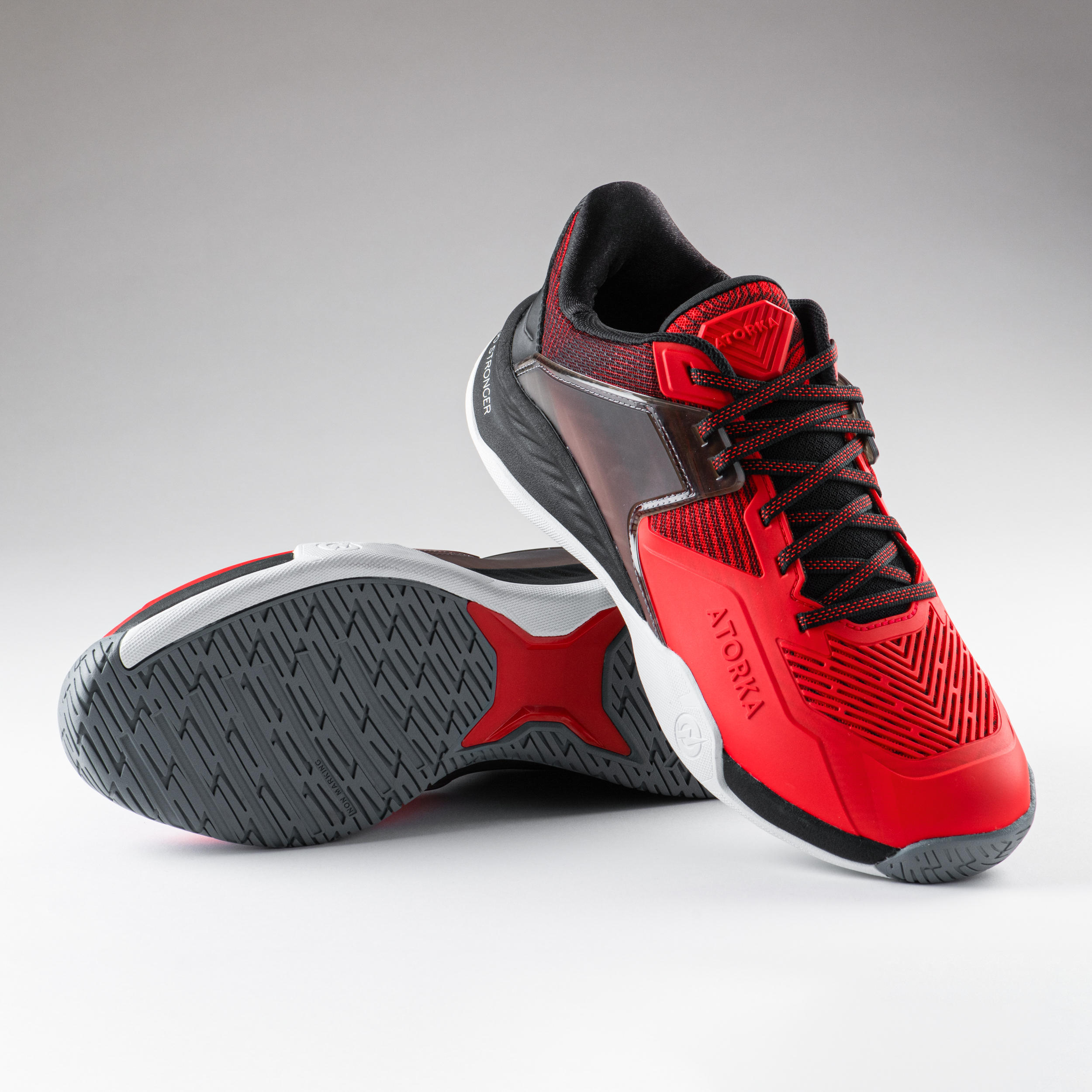 Men's Handball Shoes H900 Stronger - Red/Black - Decathlon