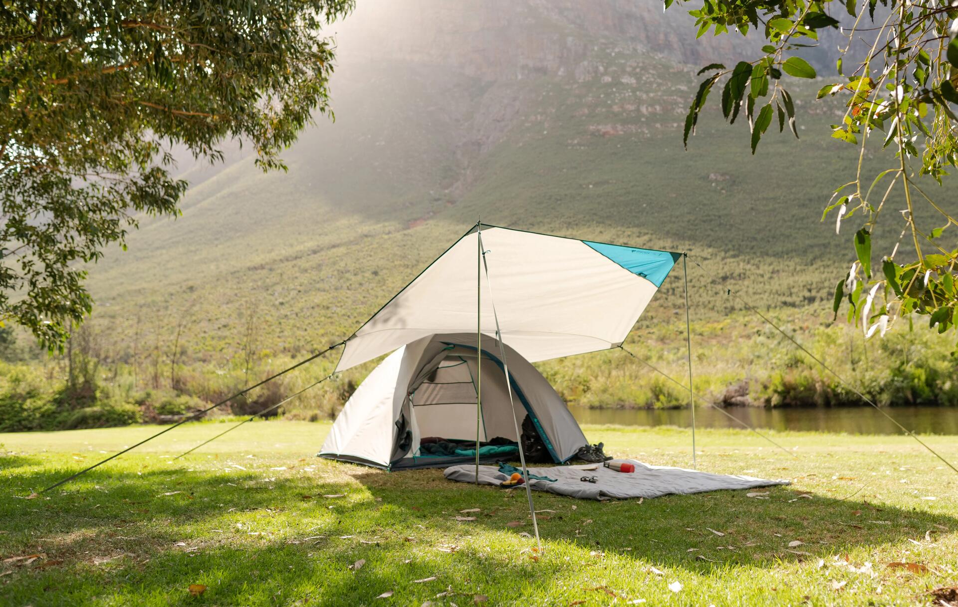 MULTIFUNCTION TARP CAMPING SHELTER - FRESH | Decathlon