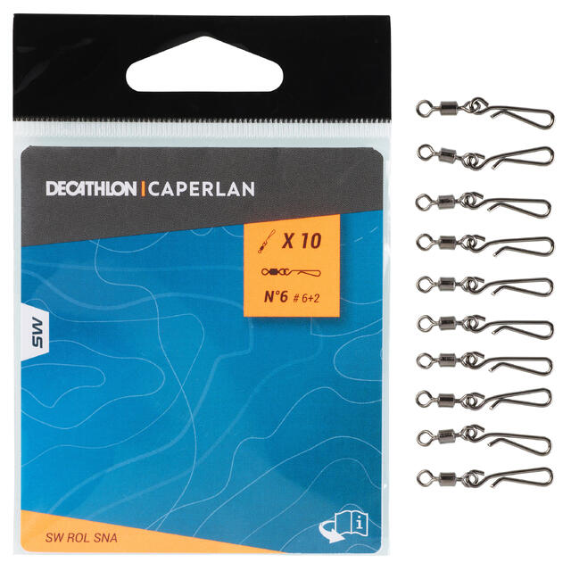 Destorcedor agrafo para pesca em surfcasting SW ROL SNA N° 6 | Decathlon