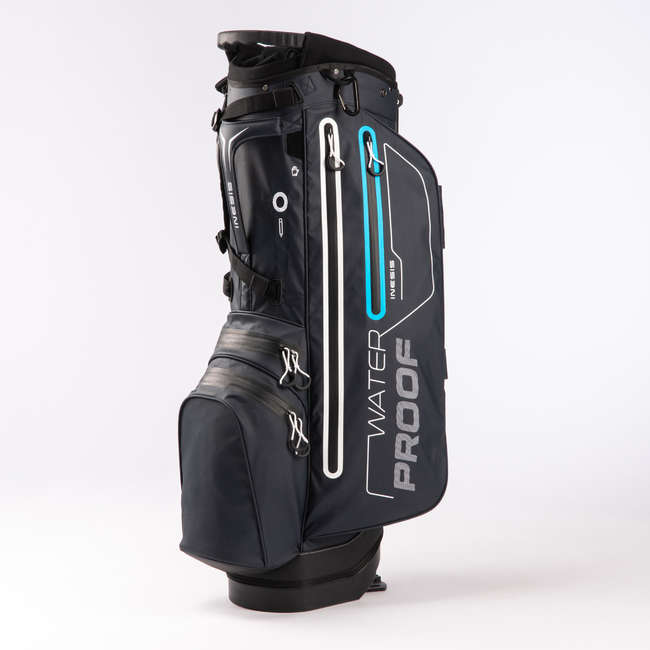 Inesis Waterproof Golf Bag Navy Blue Decathlon