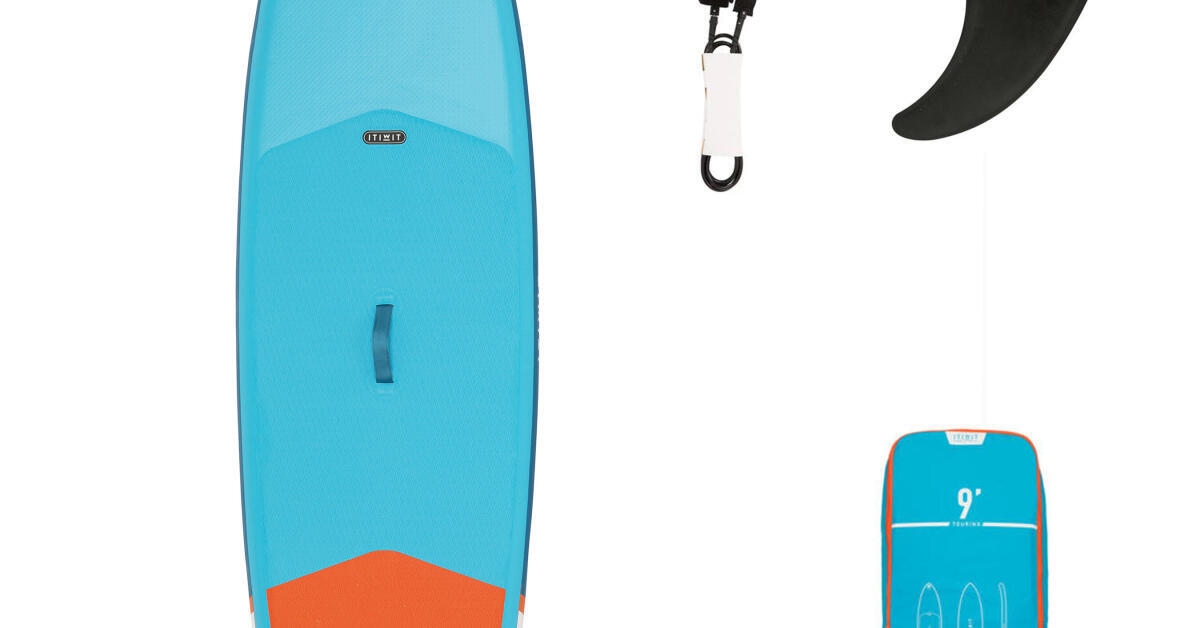 ITIWIT INFLATABLE STAND-UP PADDLE BOARD ALLROUND X100 9' BLUE