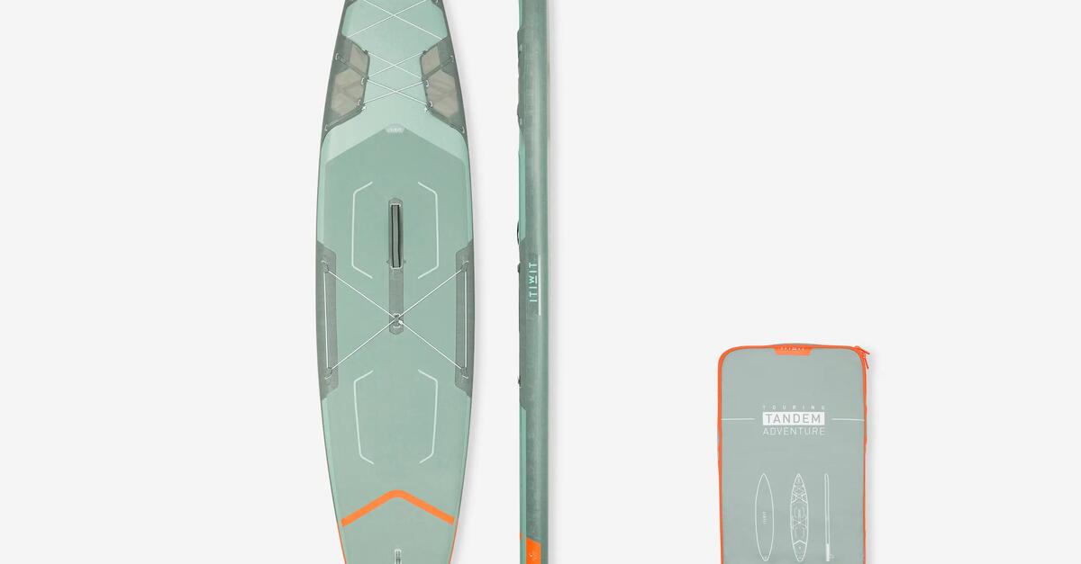 ITIWIT-INFLATABLE STAND-UP PADDLE BOARD X500-15'-TANDEM-GREEN