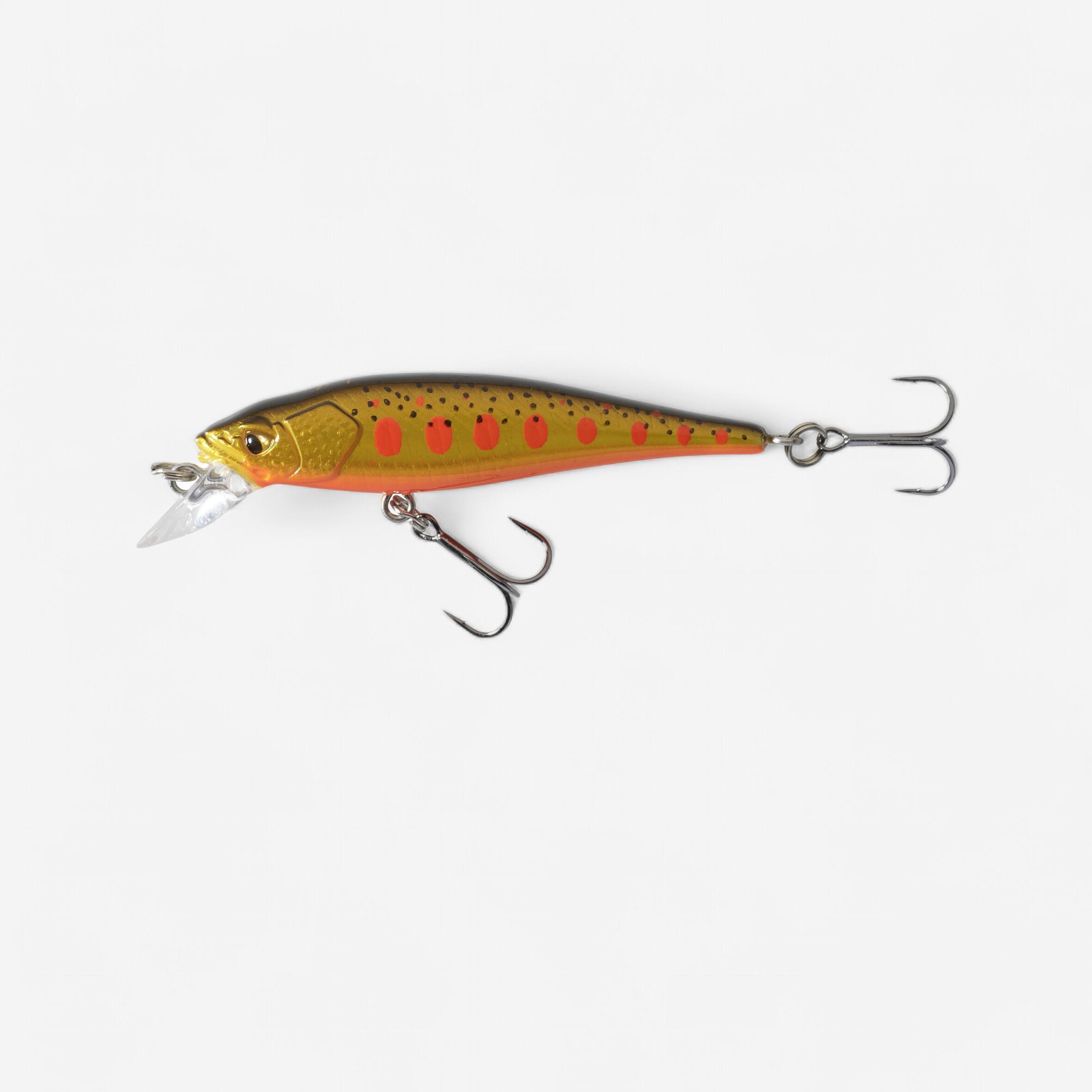 PLUG BAIT JERKBAIT MINNOW LURE FISHING MNW 50 SP YAMAME ORANGE - black ...