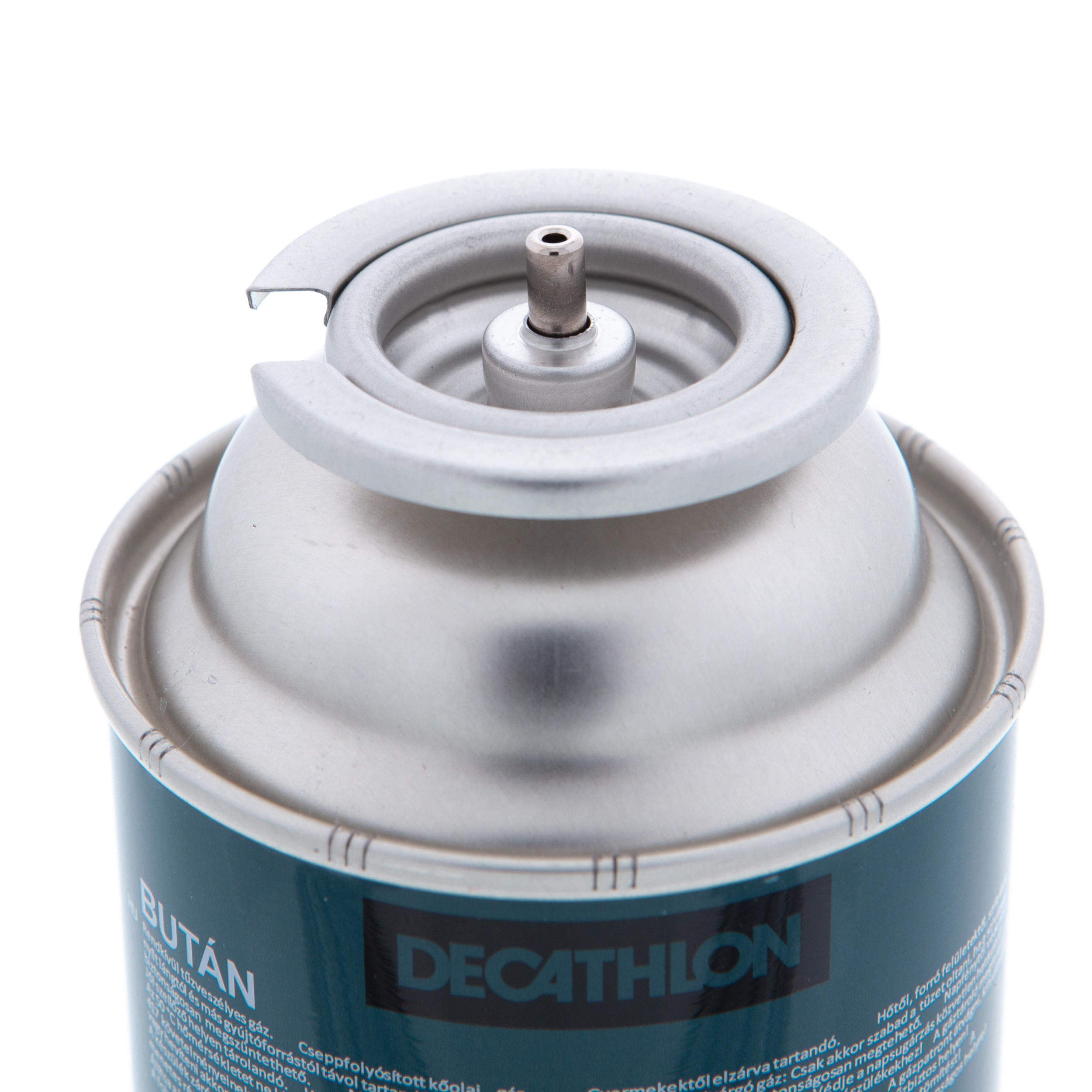 Butane gas cartridge 220 g for hiking camping stove - Decathlon