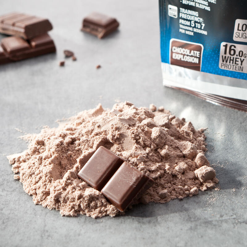 Poudre pour boisson riche en protéines WHEY & CASEIN 7 chocolat 30g ...