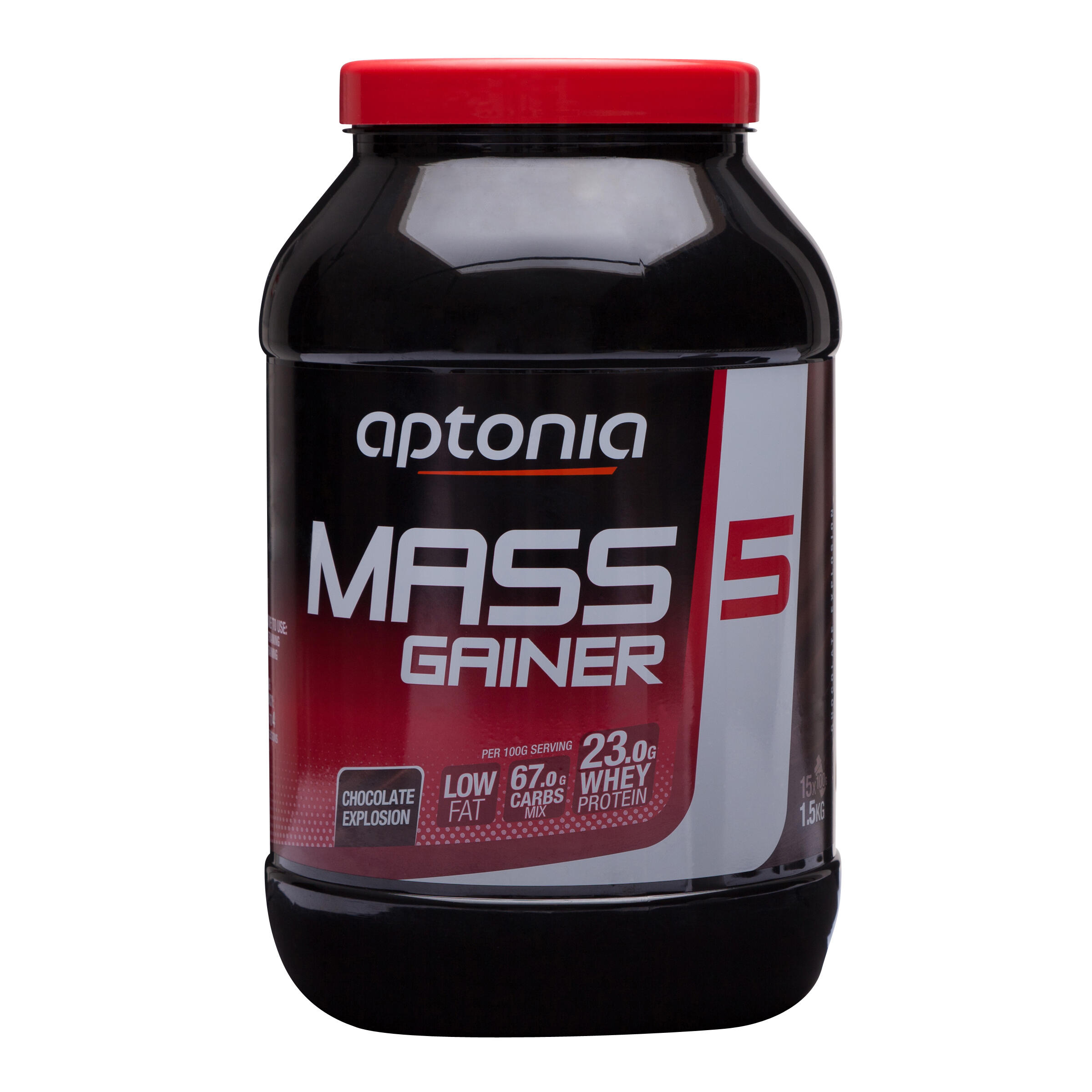 Mass Gainer 5 High Protein Shake Mix 1.5kg - Chocolate - Decathlon