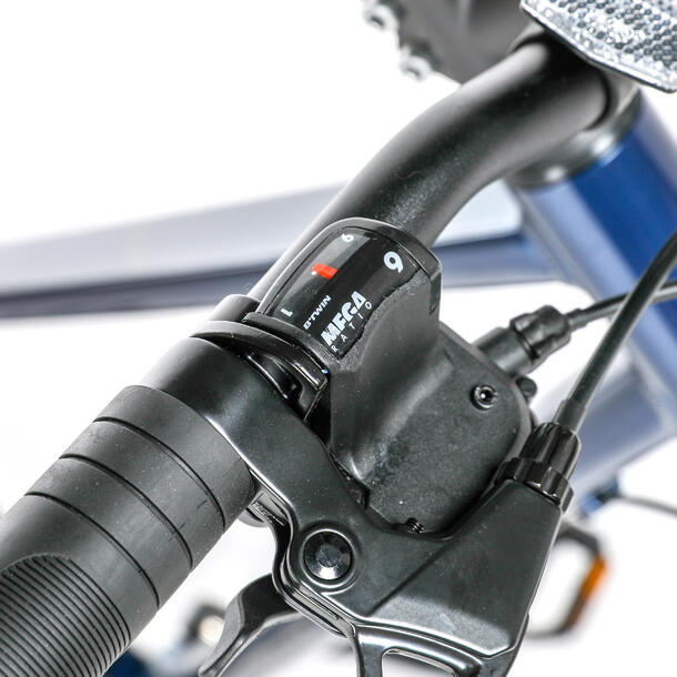 Hybrid Bike Riverside 500 9 speed Disc Brake - Blue