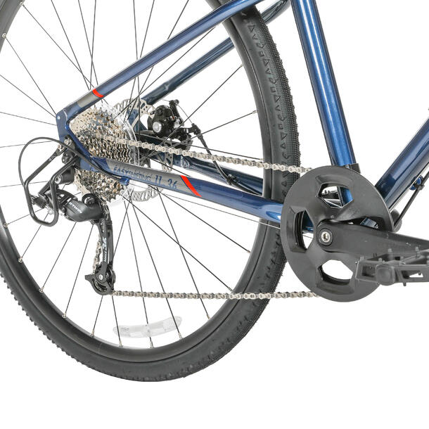 Hybrid Bike Riverside 500 9 speed Disc Brake - Blue