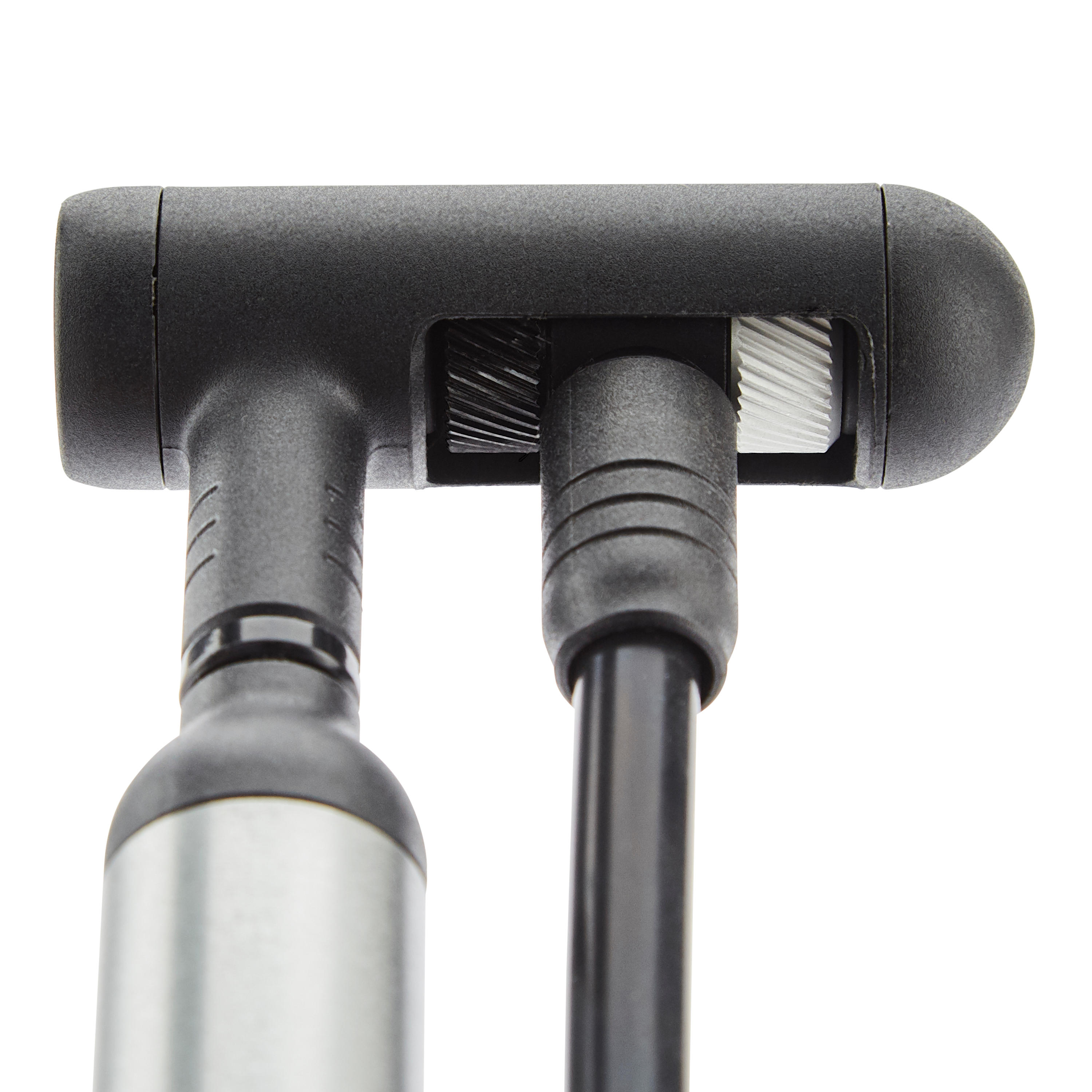 Portable Hybrid Bike Hand & Foot Pump - Rockrider - Decathlon