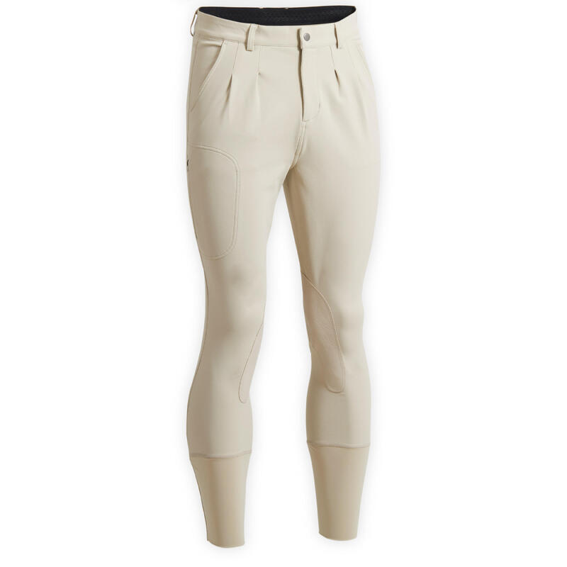 Men's Horse Riding Jodhpurs 500 - Dark Grey FOUGANZA - Decathlon