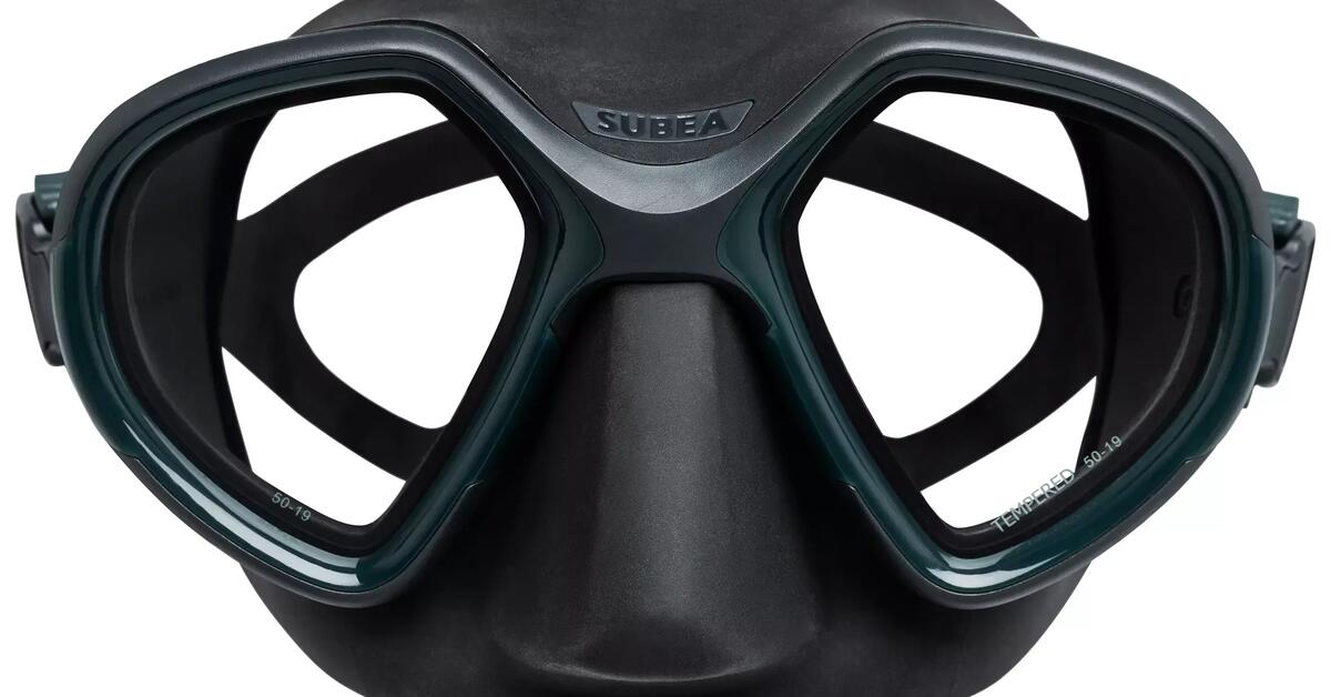 Maska na šnorchlování/potápění 500 DUAL malý objem