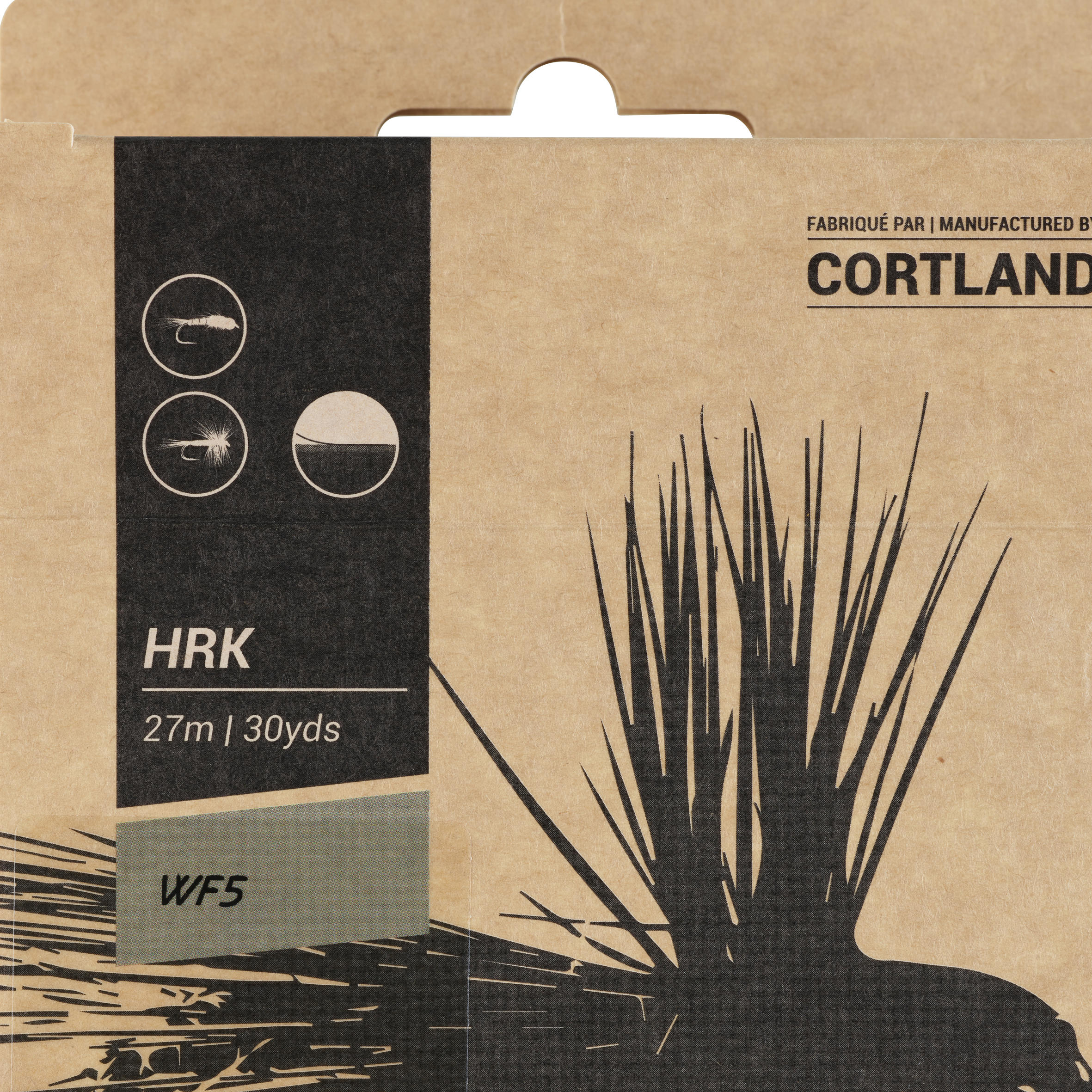 FLY FISHING FLOATING WEIGHT FORWARD SILK FLY LINE WF5 - Caperlan ...