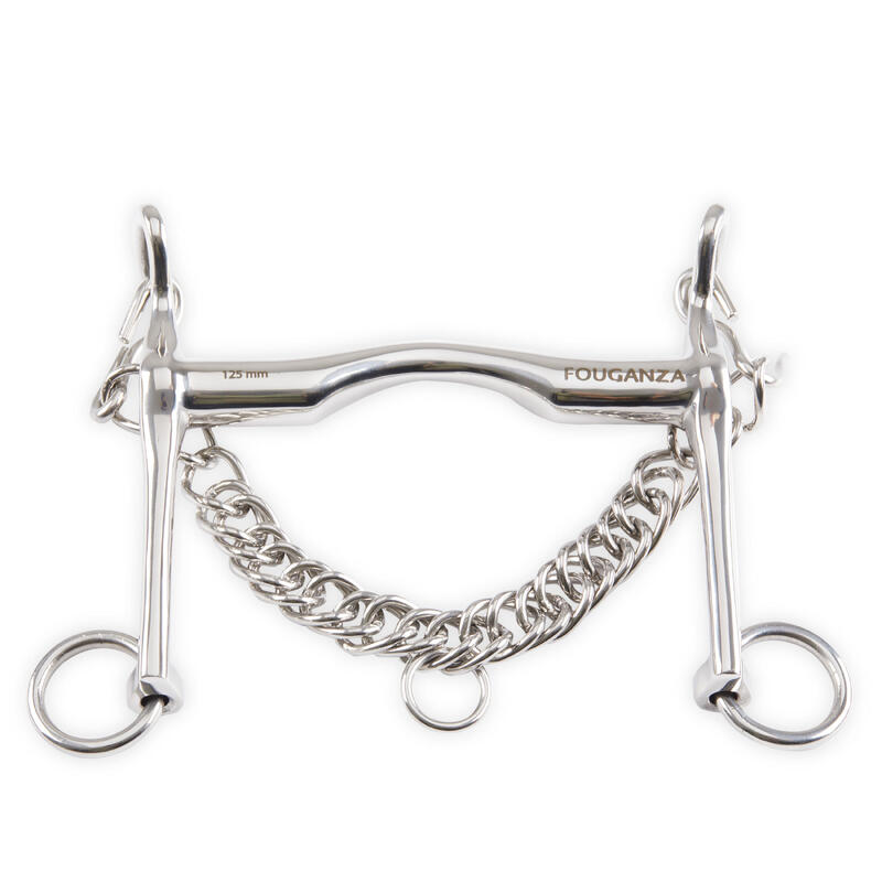 Bridoon Bit for Horse and Pony Lhotte FOUGANZA - Decathlon