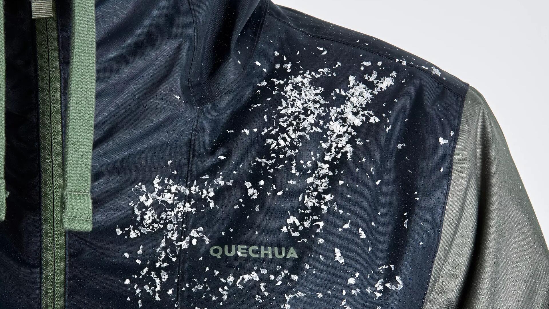 Men’s waterproof hiking jacket -5°C, NH100 - Green | Decathlon
