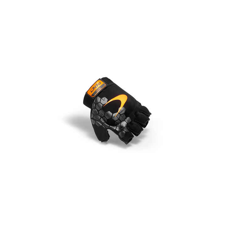 Handschuh Hockey Xlite 3/4-Finger schwarz/orange | DITA | DECATHLON