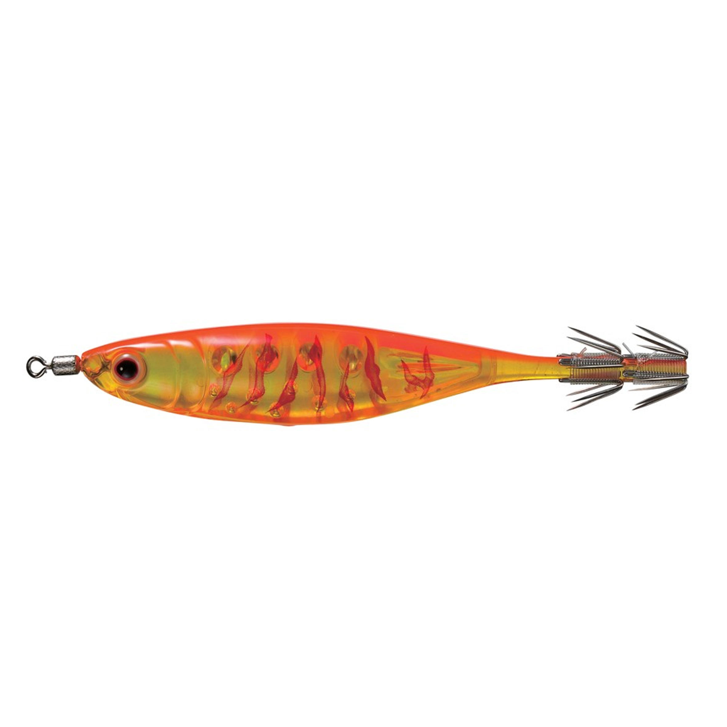 Crystal ultra 9 orange cuttlefish/squid fishing jig - Decathlon