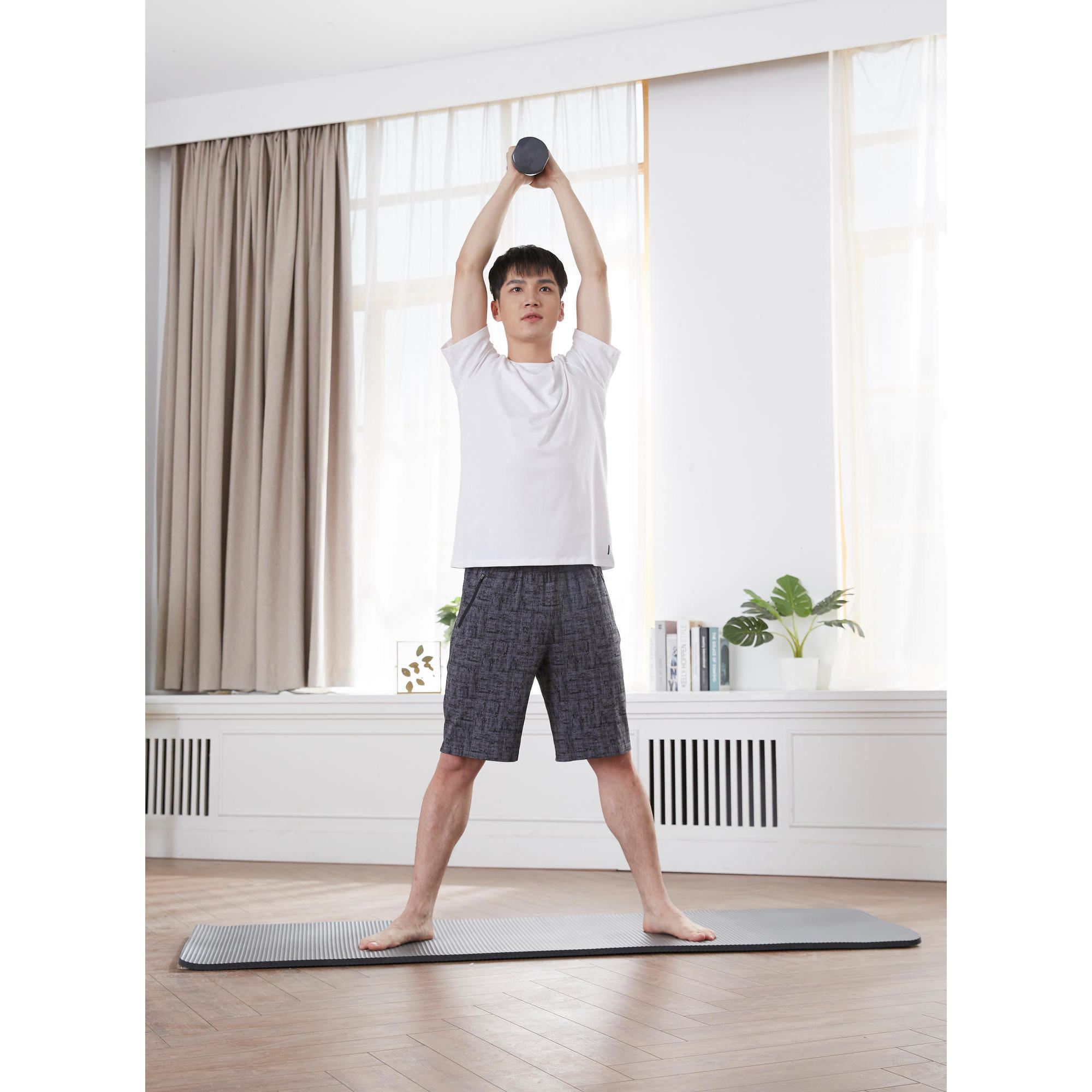 PAIRE D'HALTÈRES FITNESS 2*3 KG - GRIS DOMYOS | Decathlon