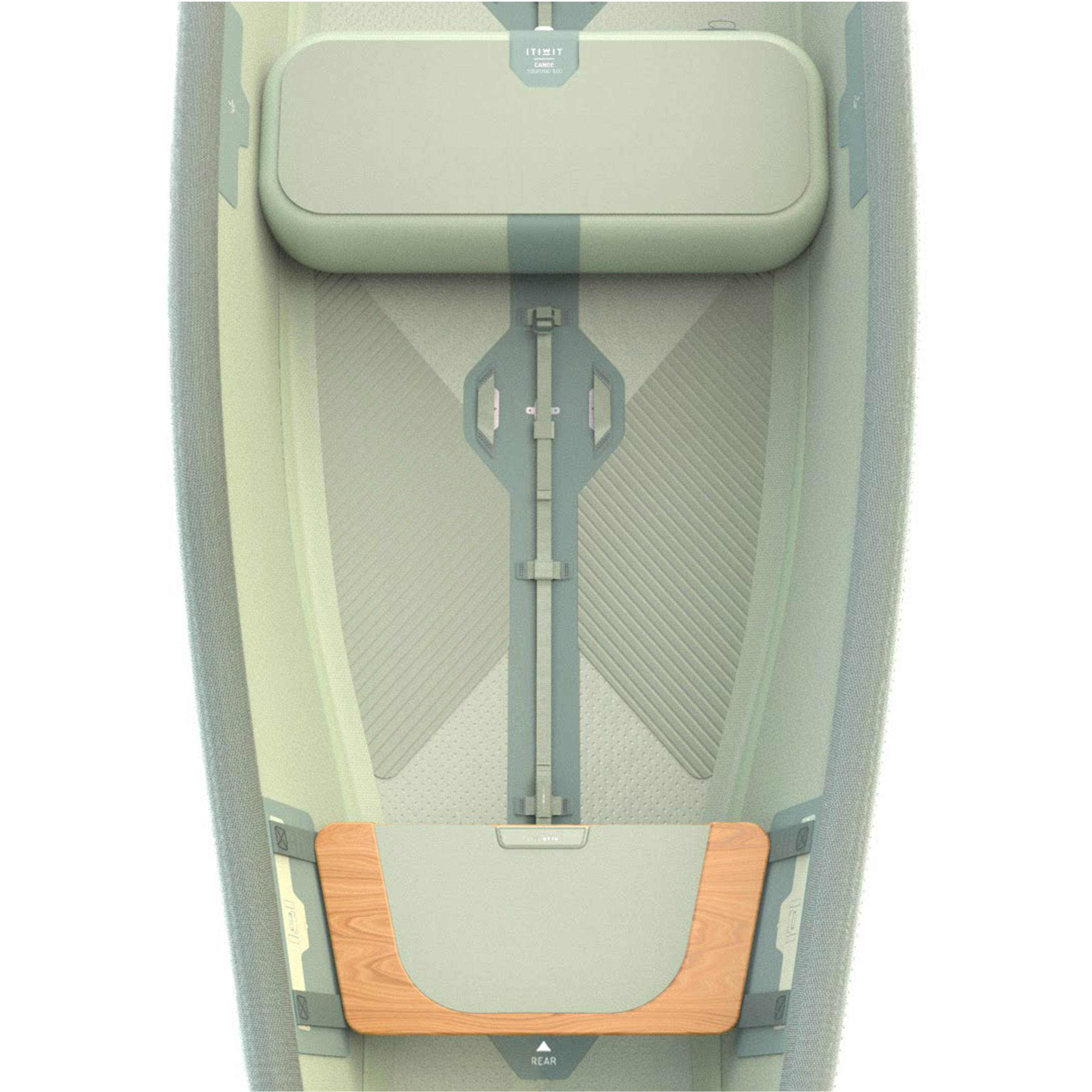 X500 high pressure Dropstitch inflatable canoe 4 places (2 adults + 2 ...