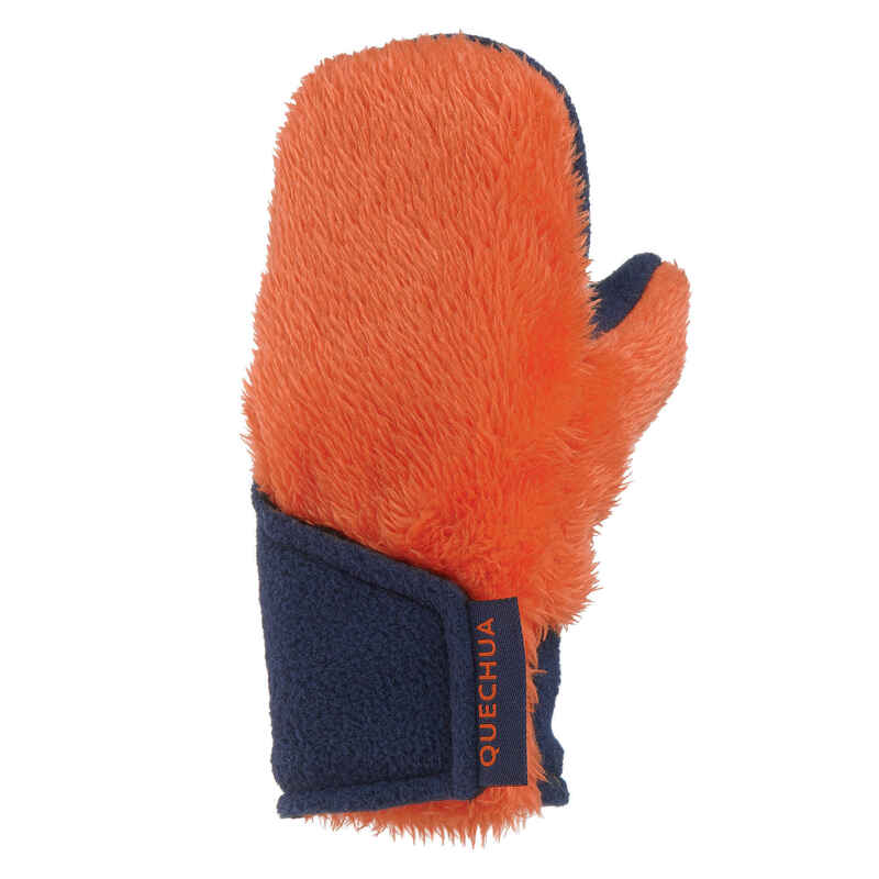 KIDS’ HIKING MITTENS - SH100 FLEECE - AGED 18 MONTHS-4 YEARS - Decathlon